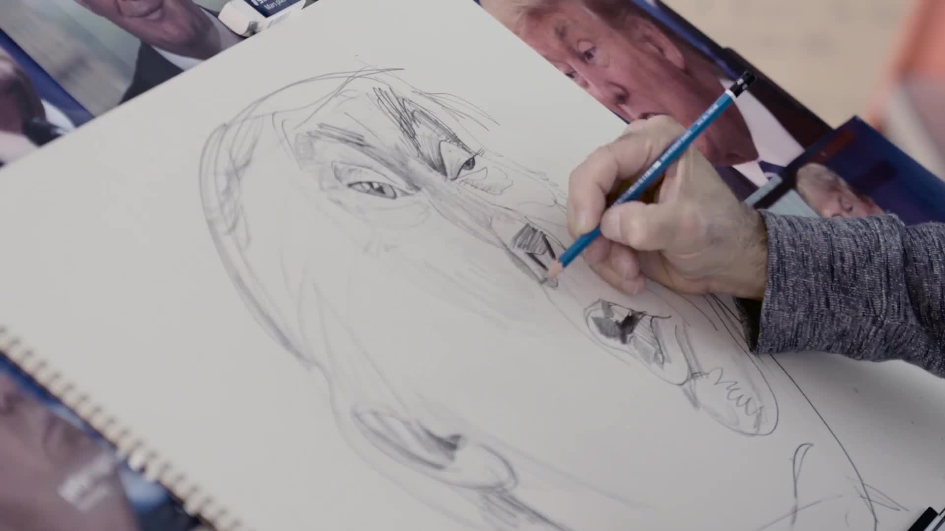 Watch How to Draw Donald Trump | Vanity Fair
