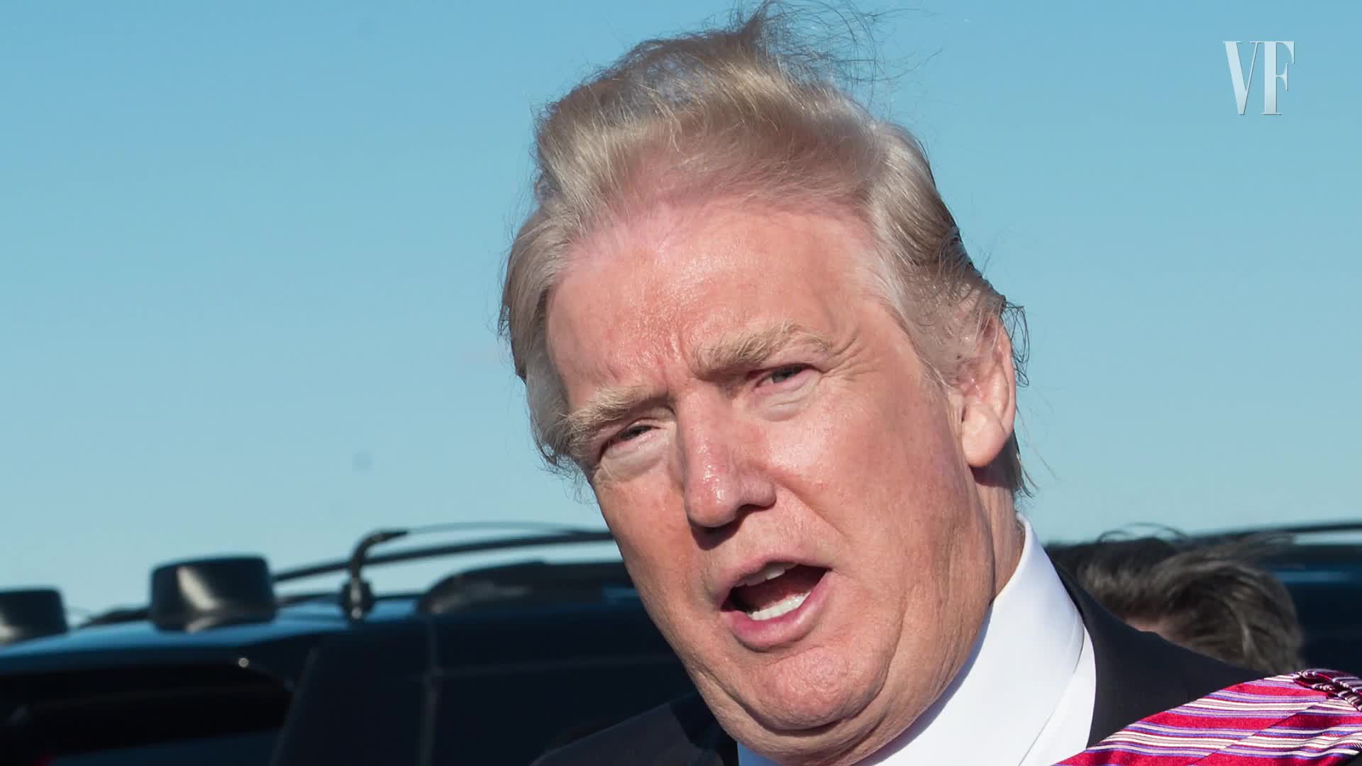 Watch Donald Trump's Hair vs. The Wind | Vanity Fair