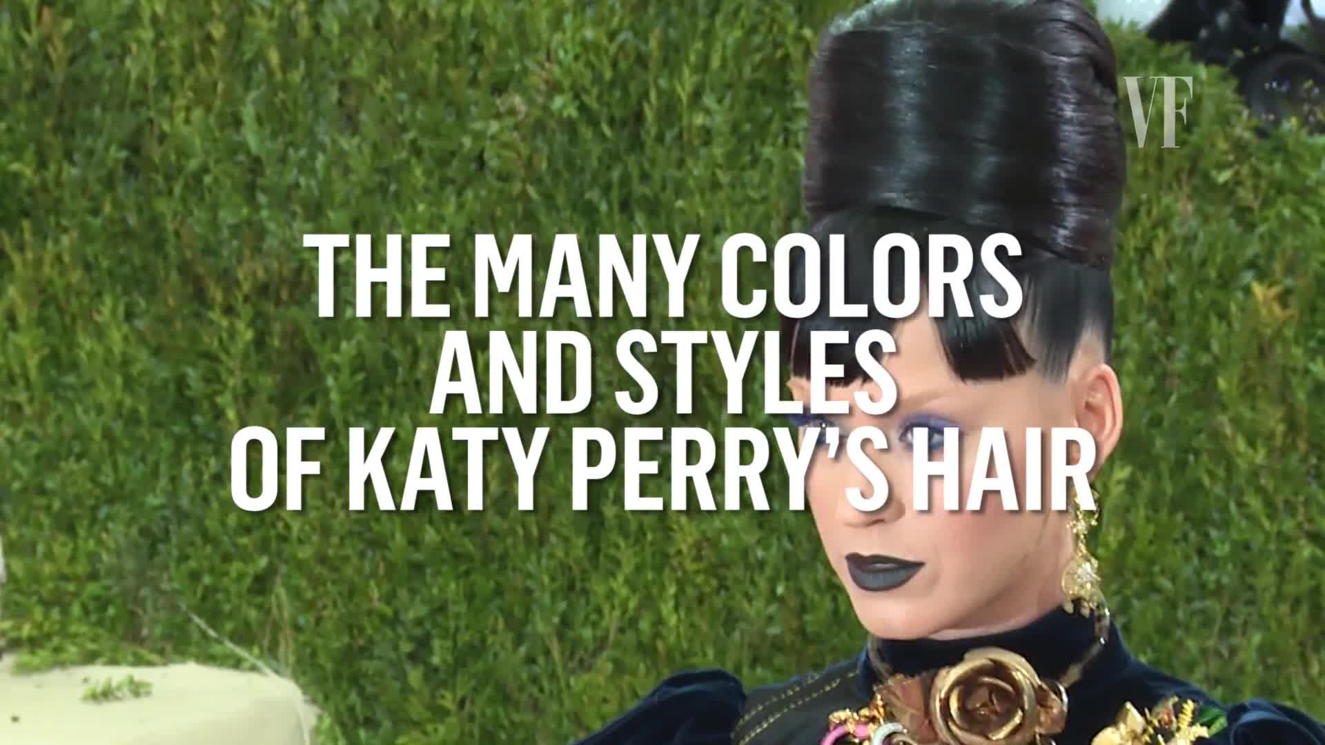 Watch The Many Colors and Styles of Katy Perry's Hair | Vanity Fair
