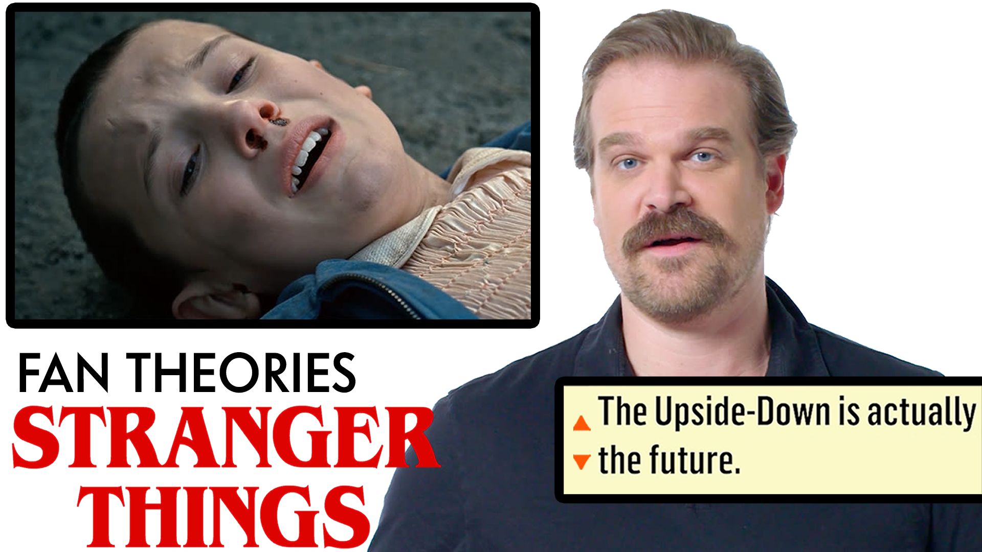 Watch David Harbour Breaks Down Stranger Things Fan Theories from ...