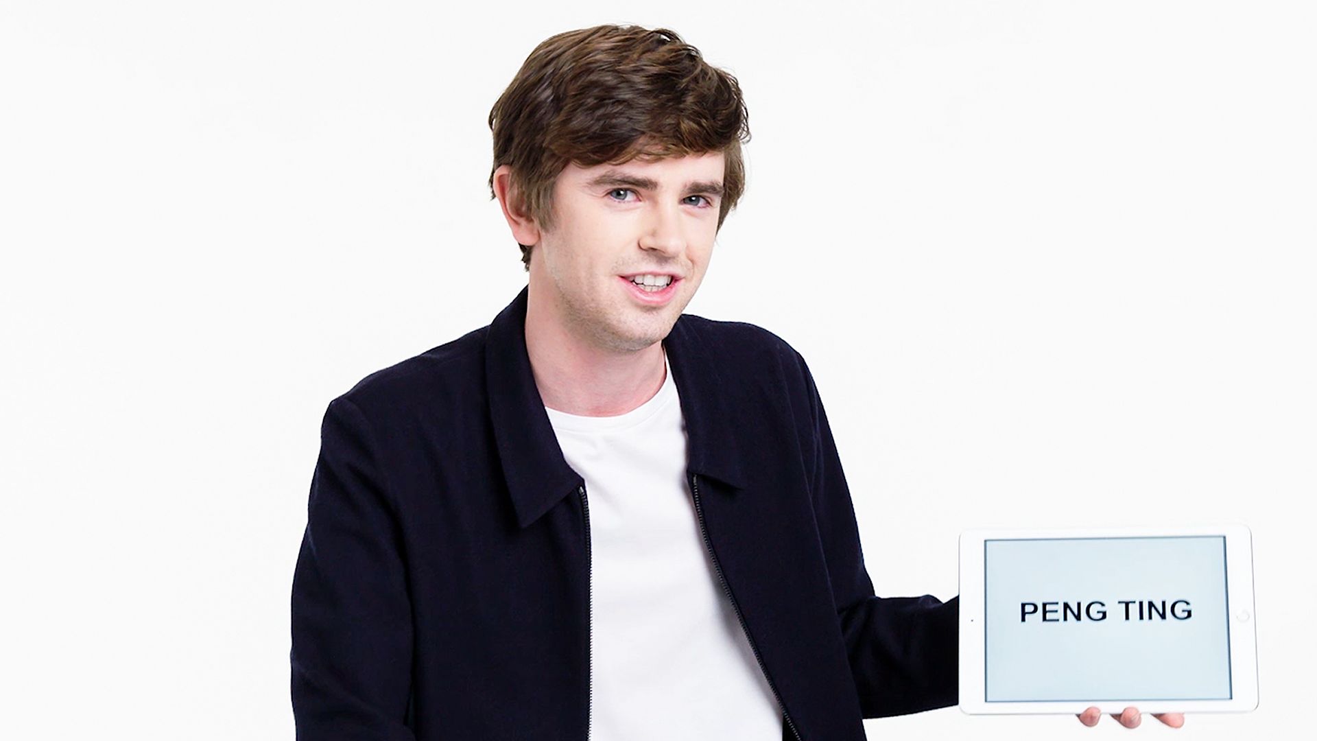 Watch Freddie Highmore Teaches You British Slang | Slang School ...