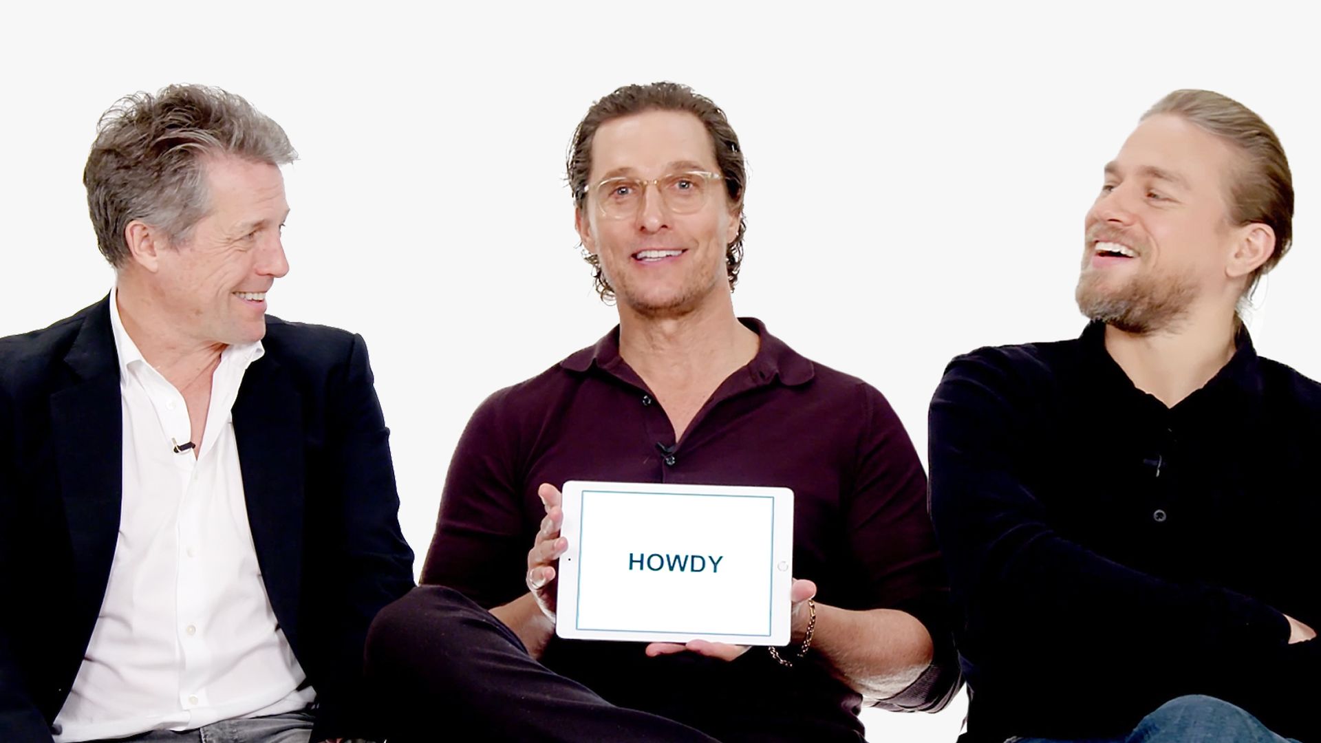Watch Matthew McConaughey Hugh Grant Charlie Hunnam Teach You Texan