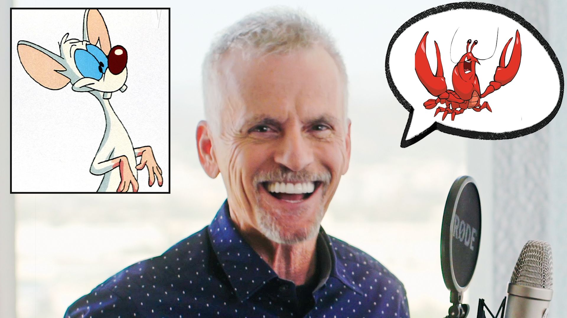 Watch Rob Paulsen (Animaniacs) Improvises 12 New Cartoon Voices ...