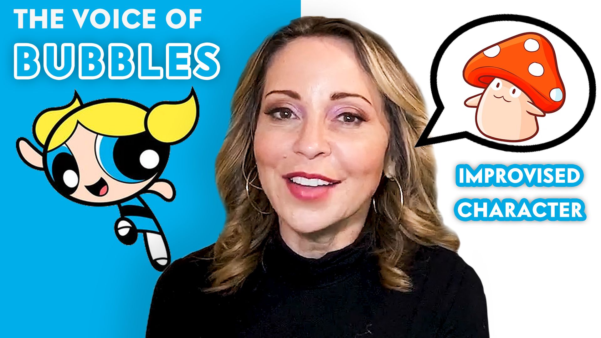 Watch Tara Strong (Powerpuff Girls) Improvises 10 New Cartoon Voices ...
