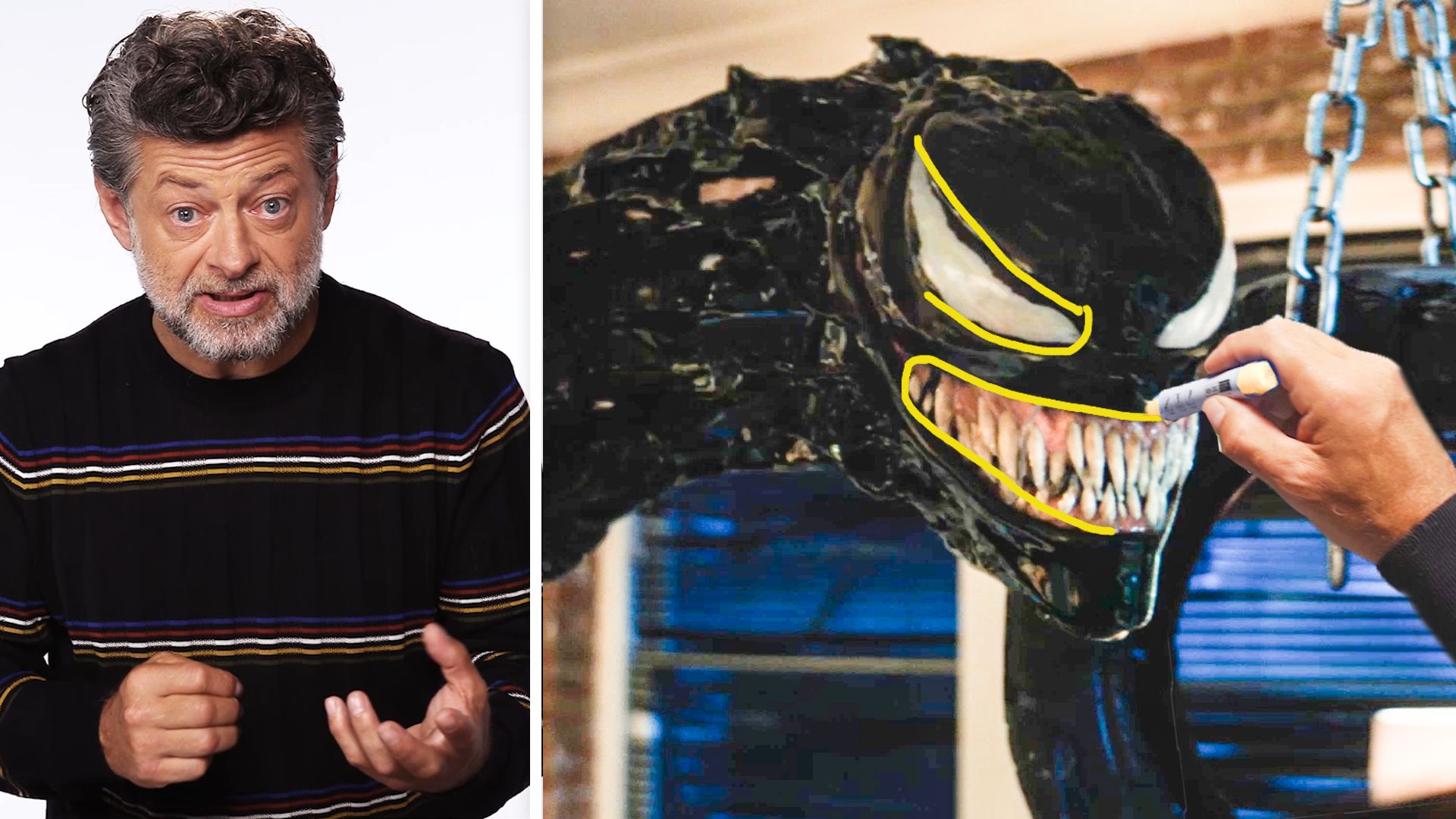 Watch Andy Serkis Breaks Down a Fight Scene from 'Venom: Let There Be ...