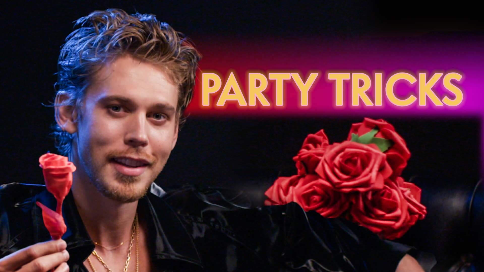 Watch Austin Butler Folds a Paper Rose | Party Tricks | Party Tricks | Vanity Fair