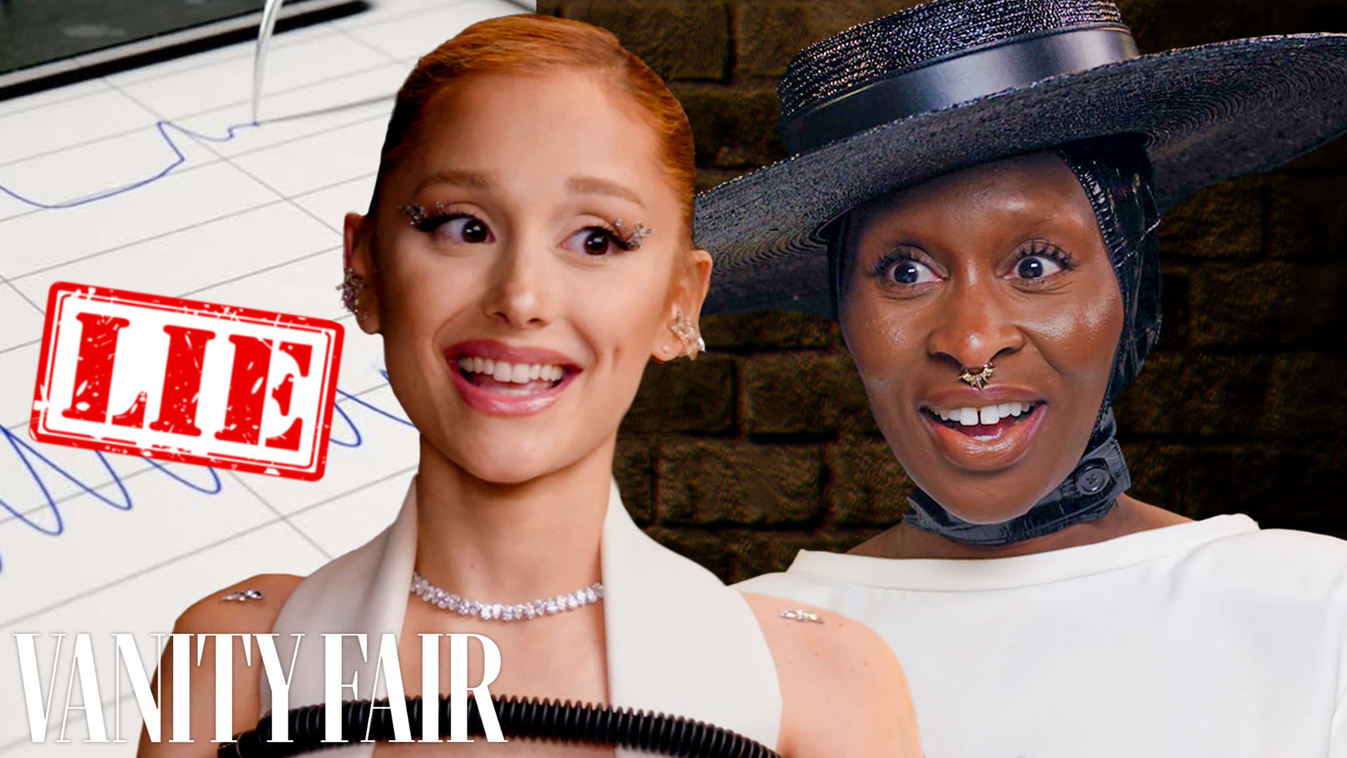 Watch Ariana Grande & Cynthia Erivo Take Lie Detector Tests | Lie ...