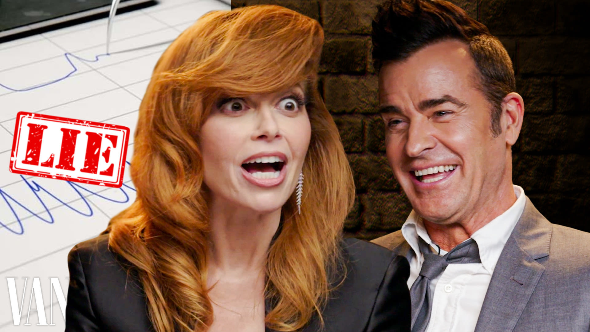 Watch Natasha Lyonne & Justin Theroux Take Lie Detector Tests | Lie ...