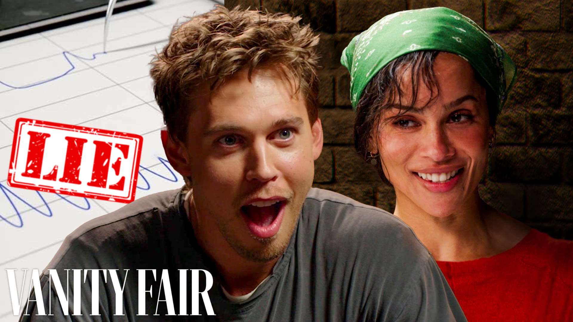 Watch Austin Butler & Zoë Kravitz Take Lie Detector Tests | Lie ...