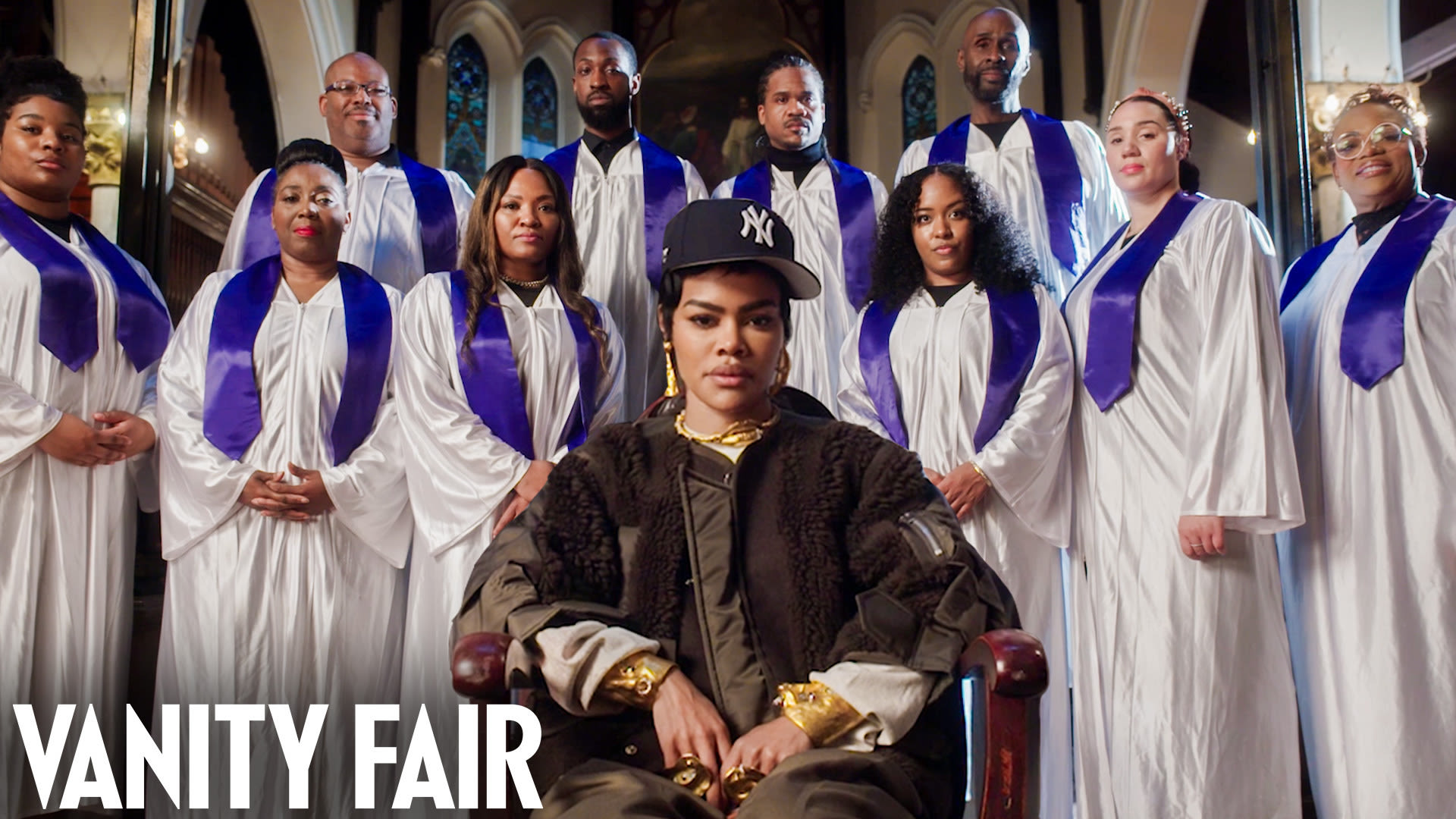 Watch Teyana Taylor Gets Interviewed By a Gospel Choir | Vanity Fair