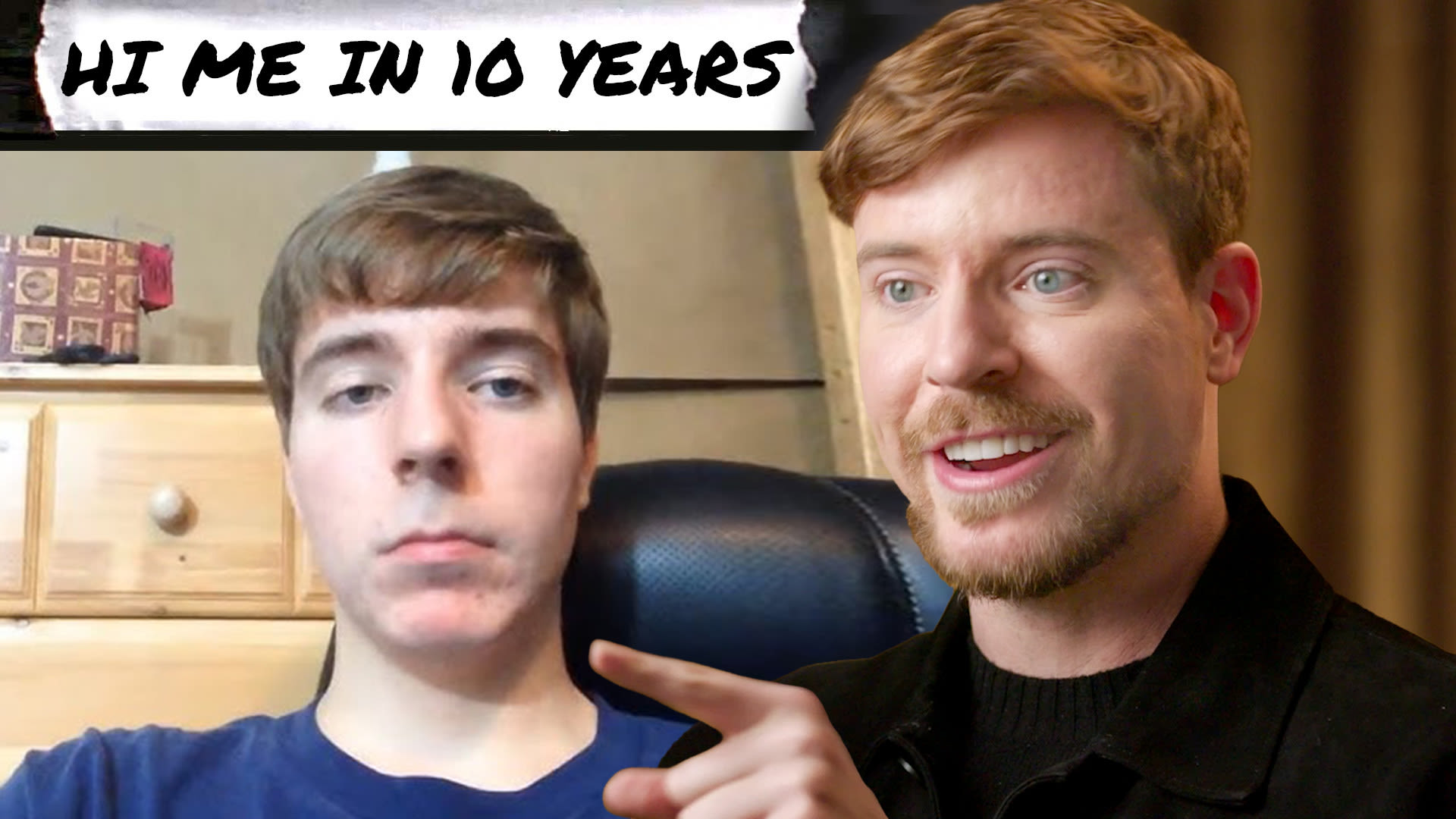 Watch MrBeast Rewatches Hi Me in 10 Years, Lose 100 LBs, Beast Games ...