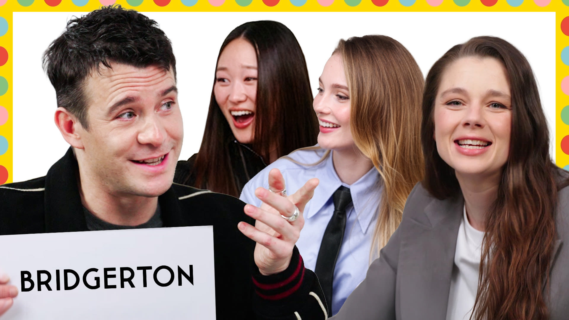 Watch Bridgerton Cast Test How Well They Know Each Other | Quizzing ...