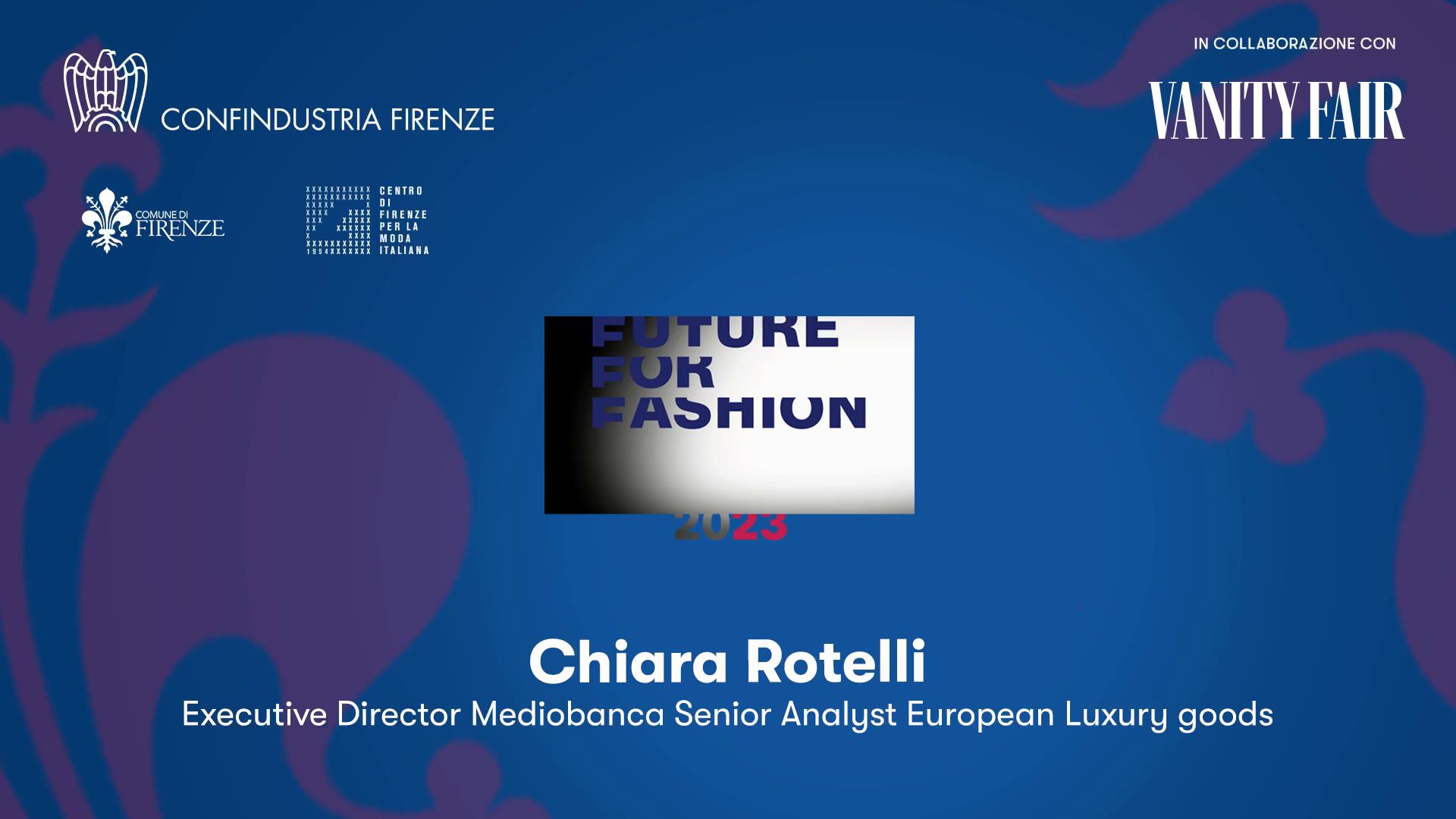 Watch Future for Fashion 2023 -Chiara Rotelli | Vanity Fair Italia