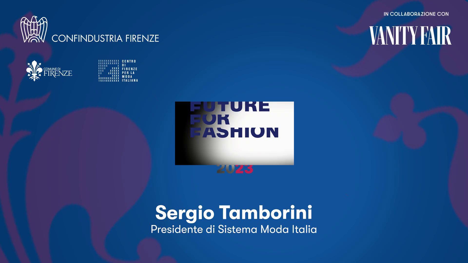 Watch Future for Fashion 2023 - Sergio Tamborini | Vanity Fair Italia