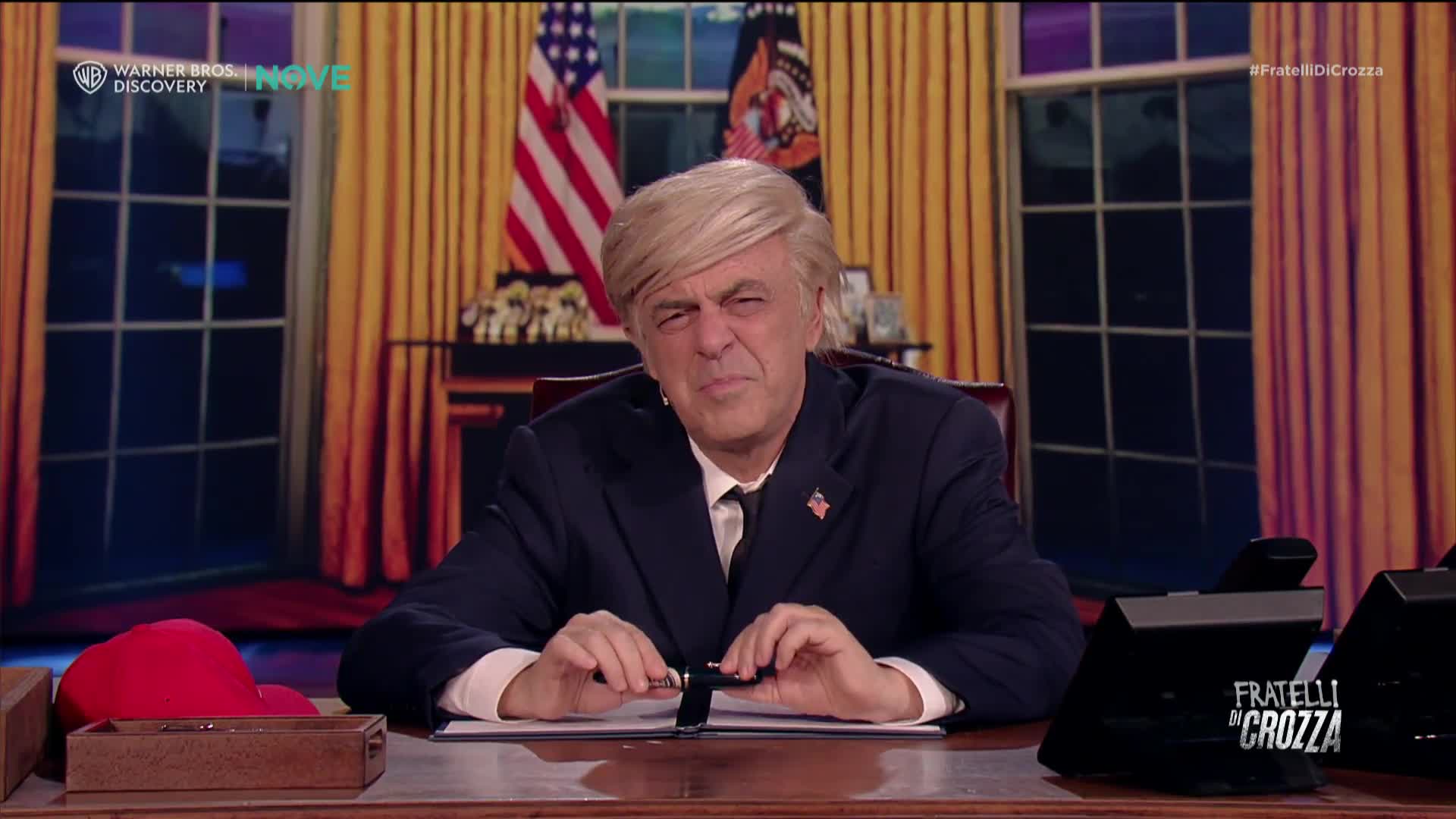 Watch Crozza imita Trump in il "bucato" Nobel della Pace | Vanity Fair ...