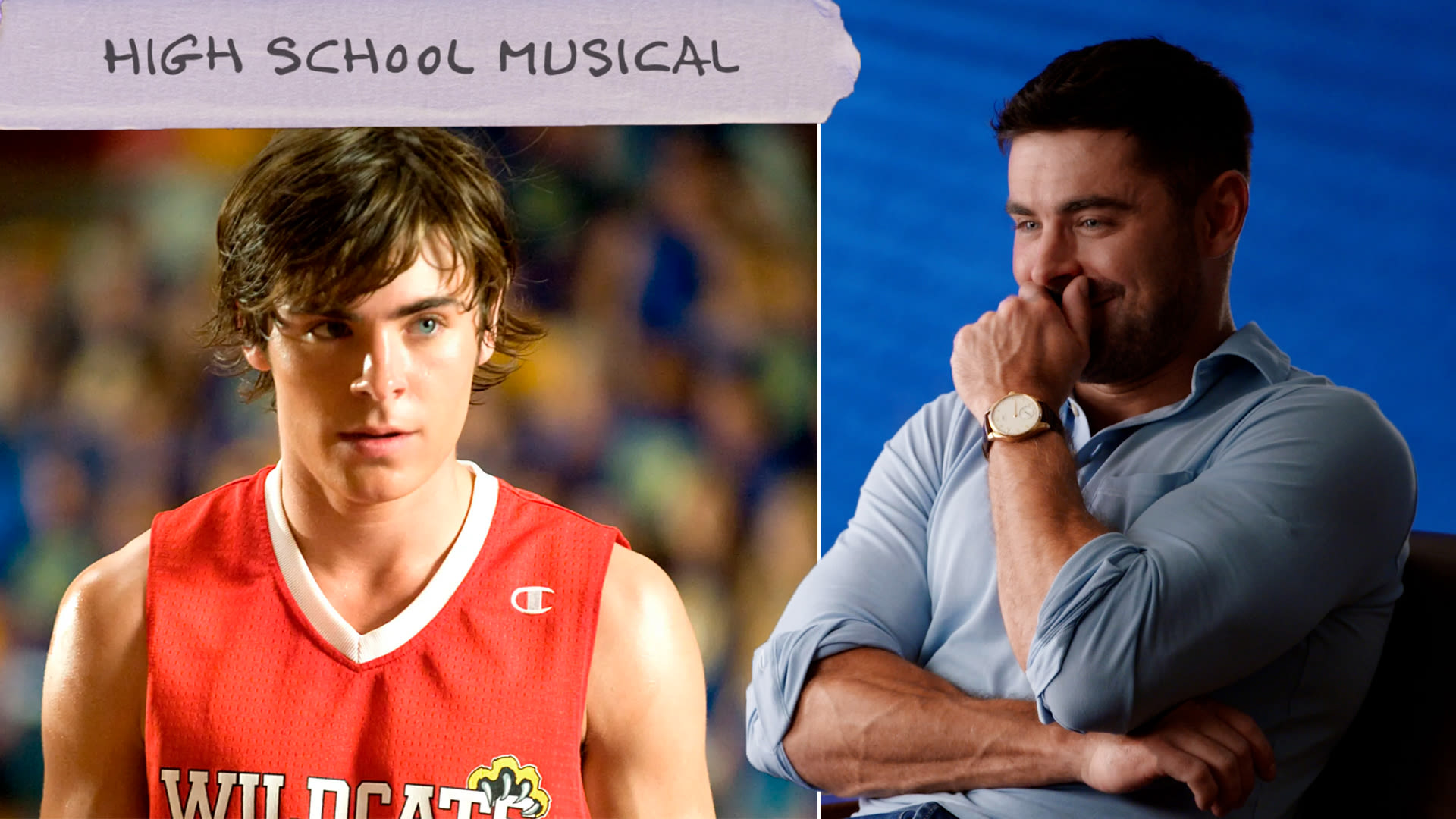 Watch Zac Efron revive sus escenas más icónicas: High School Musical, Malditos vecinos, El gran ...