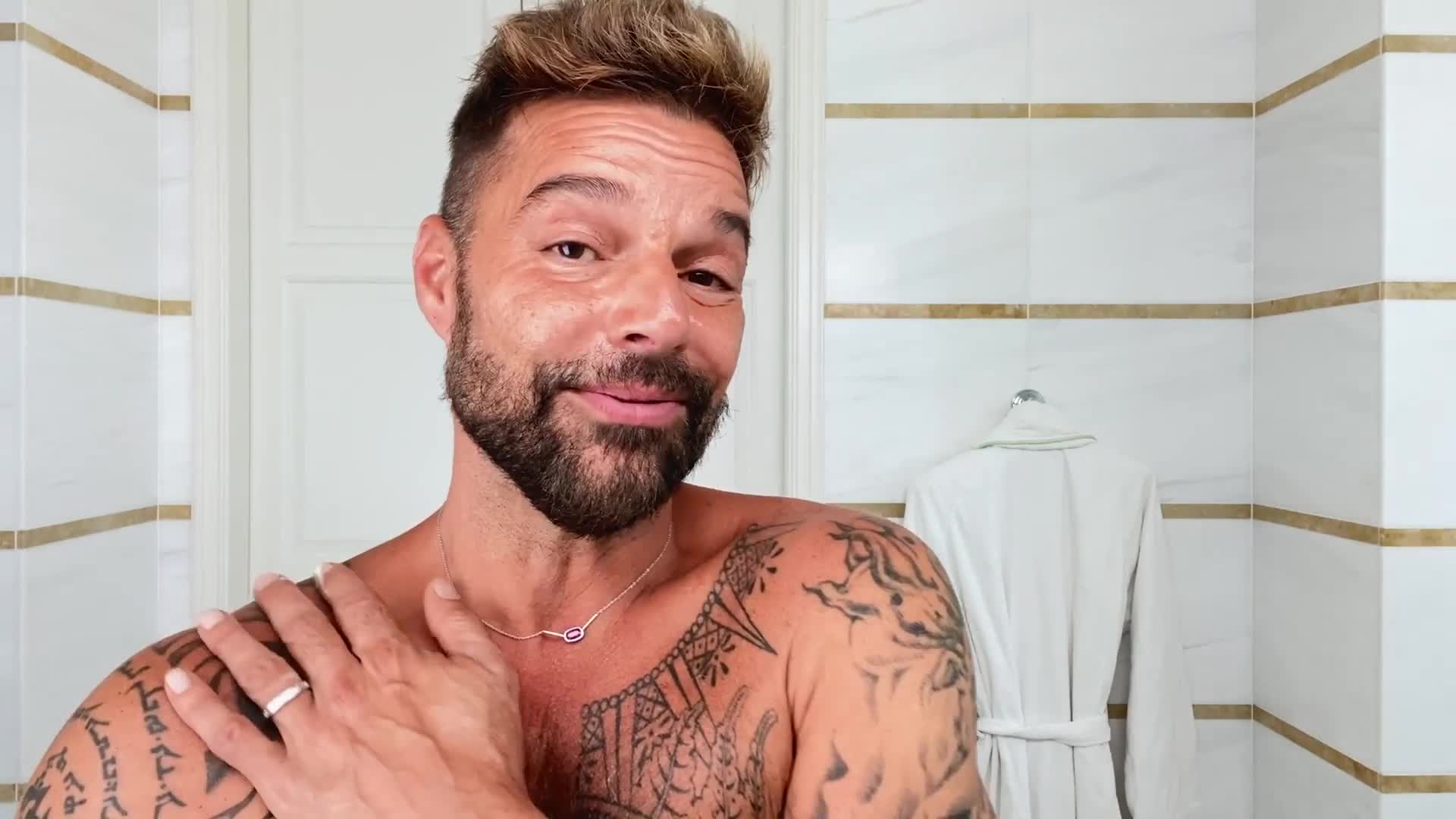 Watch Ricky Martin Reveals His Daily Skin-Care and Wellness Routine ...