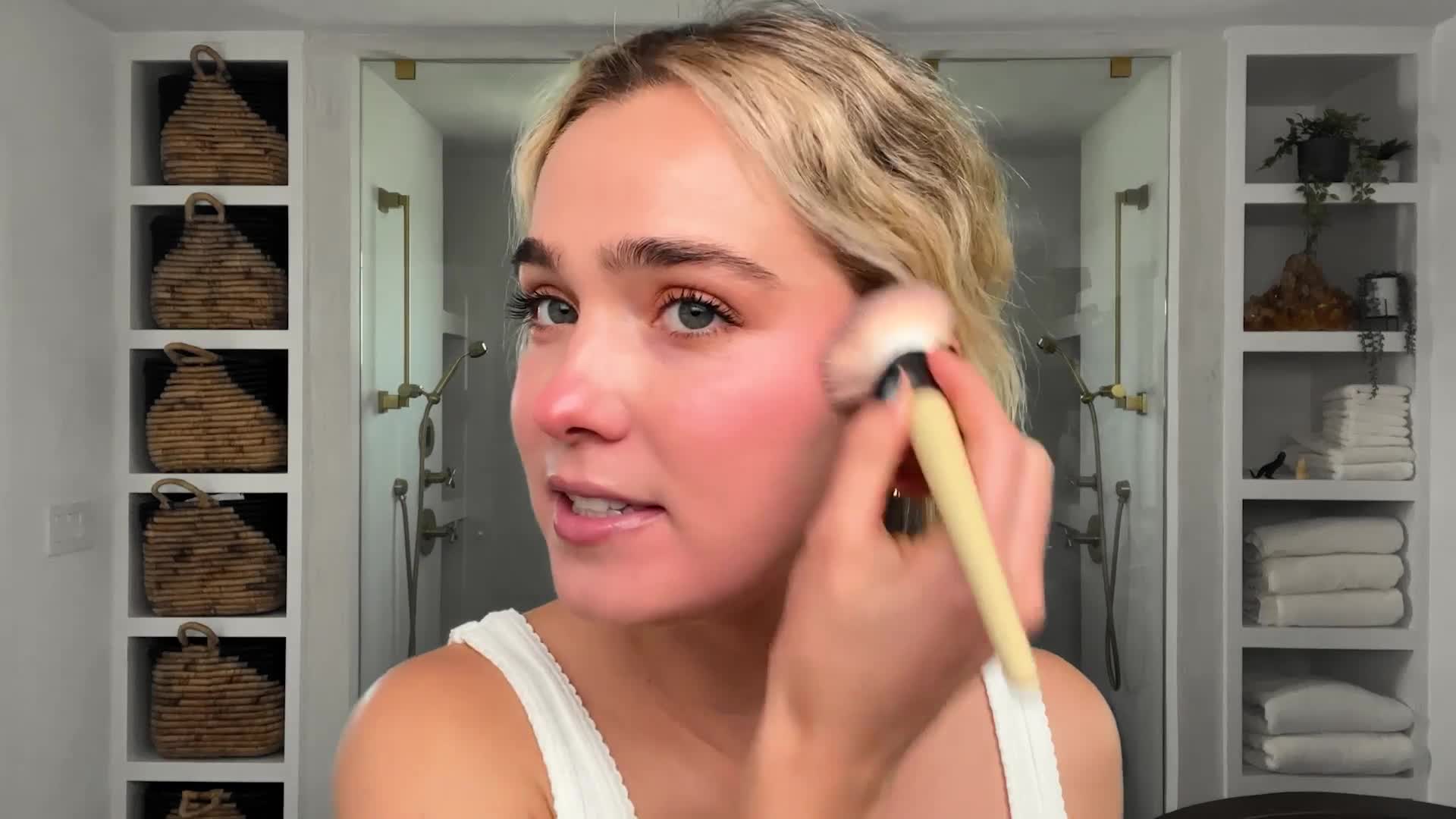 Watch Watch Haley Lu Richardson Create a Cutie Blush Makeup Look ...