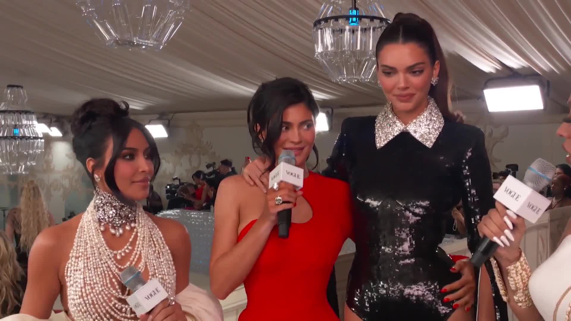 Watch Kylie Jenner, Kendall Jenner and Kim Kardashian on Honoring Karl Lagerfeld | Met Gala | Vogue
