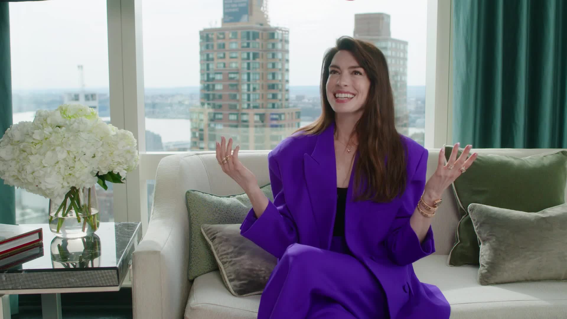 Watch Anne Hathaway on Becoming the New Face of Shiseido's Vital ...