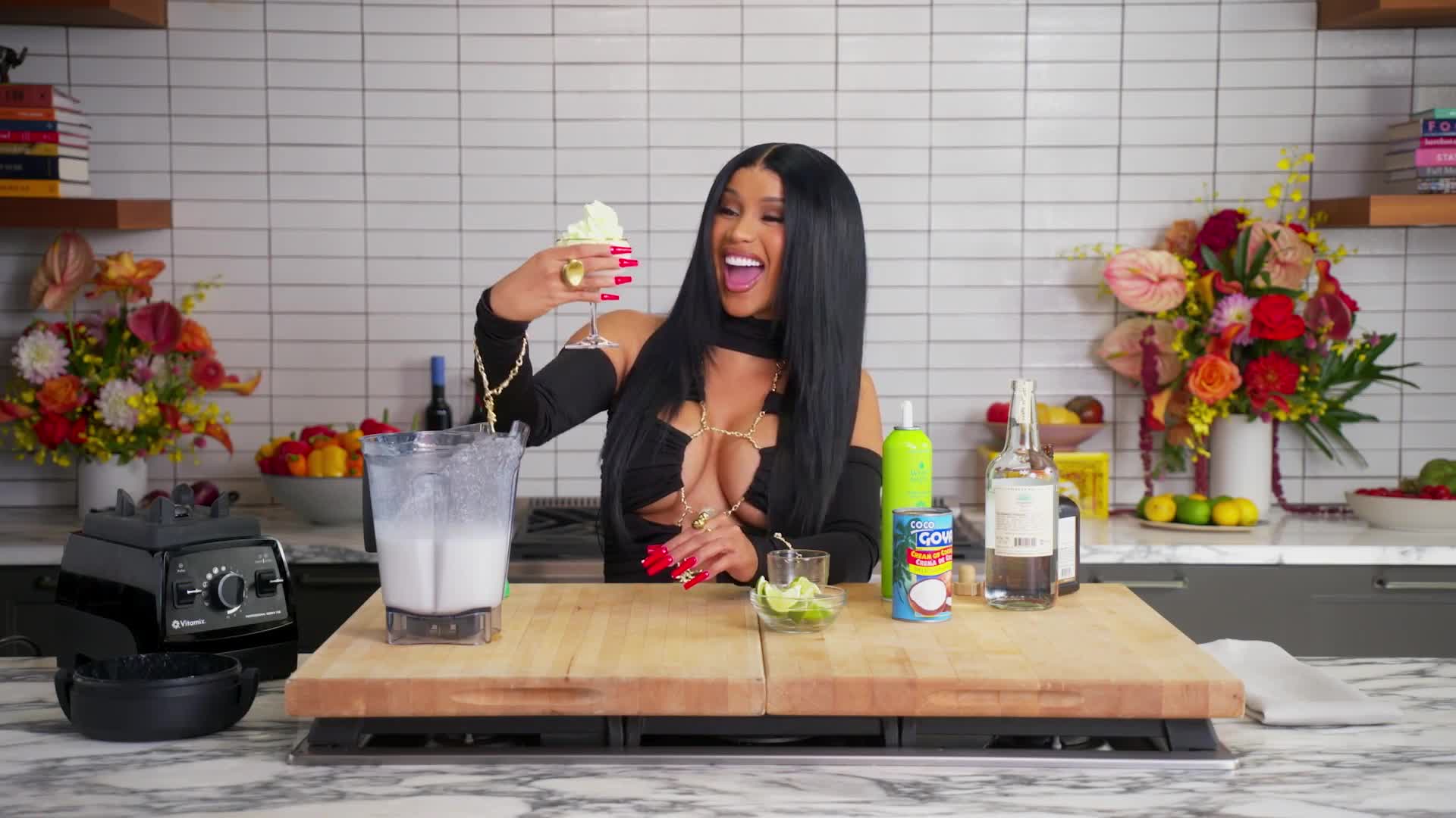 Watch Let Cardi B Teach You How to Make a “Cardi-Rita” | Now Serving ...