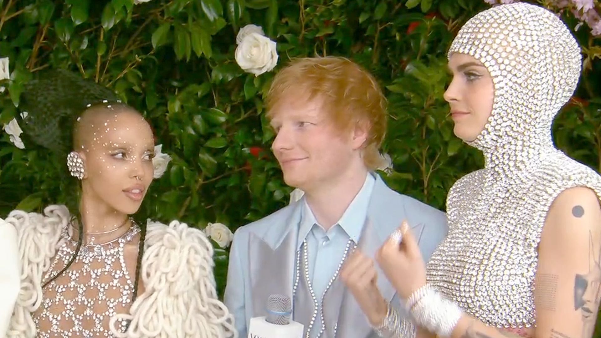 Watch Cara Delevingne, Ed Sheeran & FKA Twigs on the Met Gala Red ...