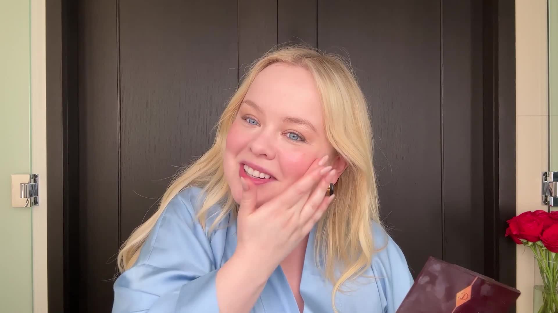 Watch Nicola Coughlan’s Guide to Face Sculpting, Rolling, and a Glossy ...