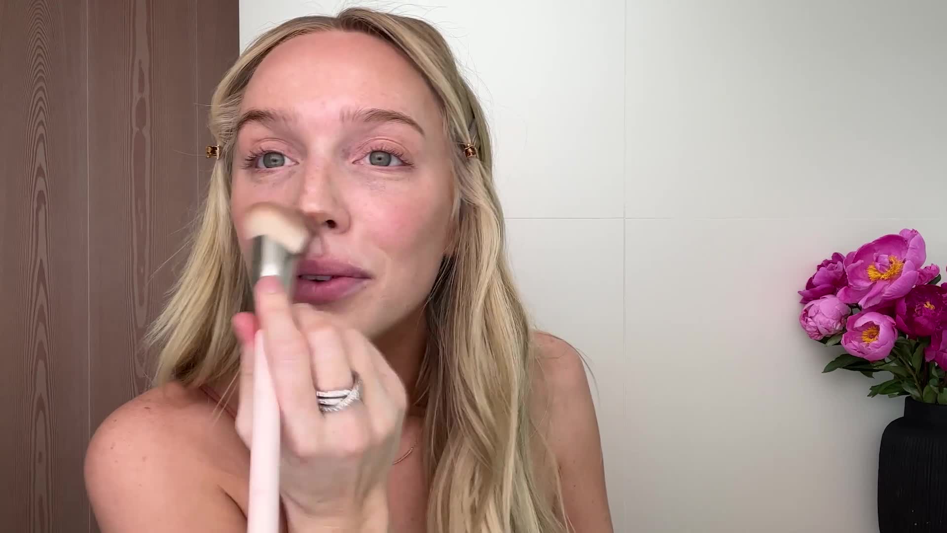 Watch Alex Cooper Recreates Her Wedding Skin and Makeup Routine for ...