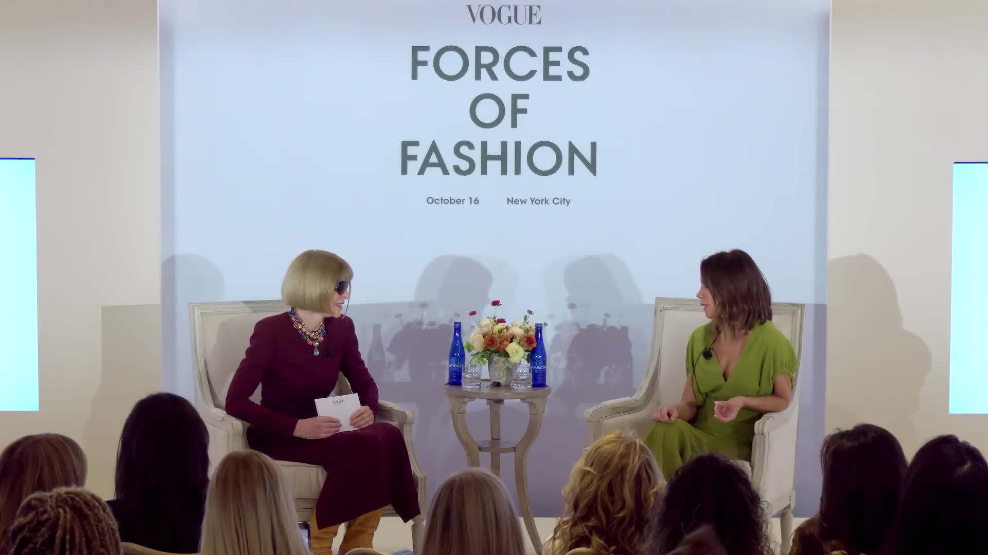 Watch Victoria Beckham and Anna Wintour at Vogue’s Forces of Fashion | Vogue