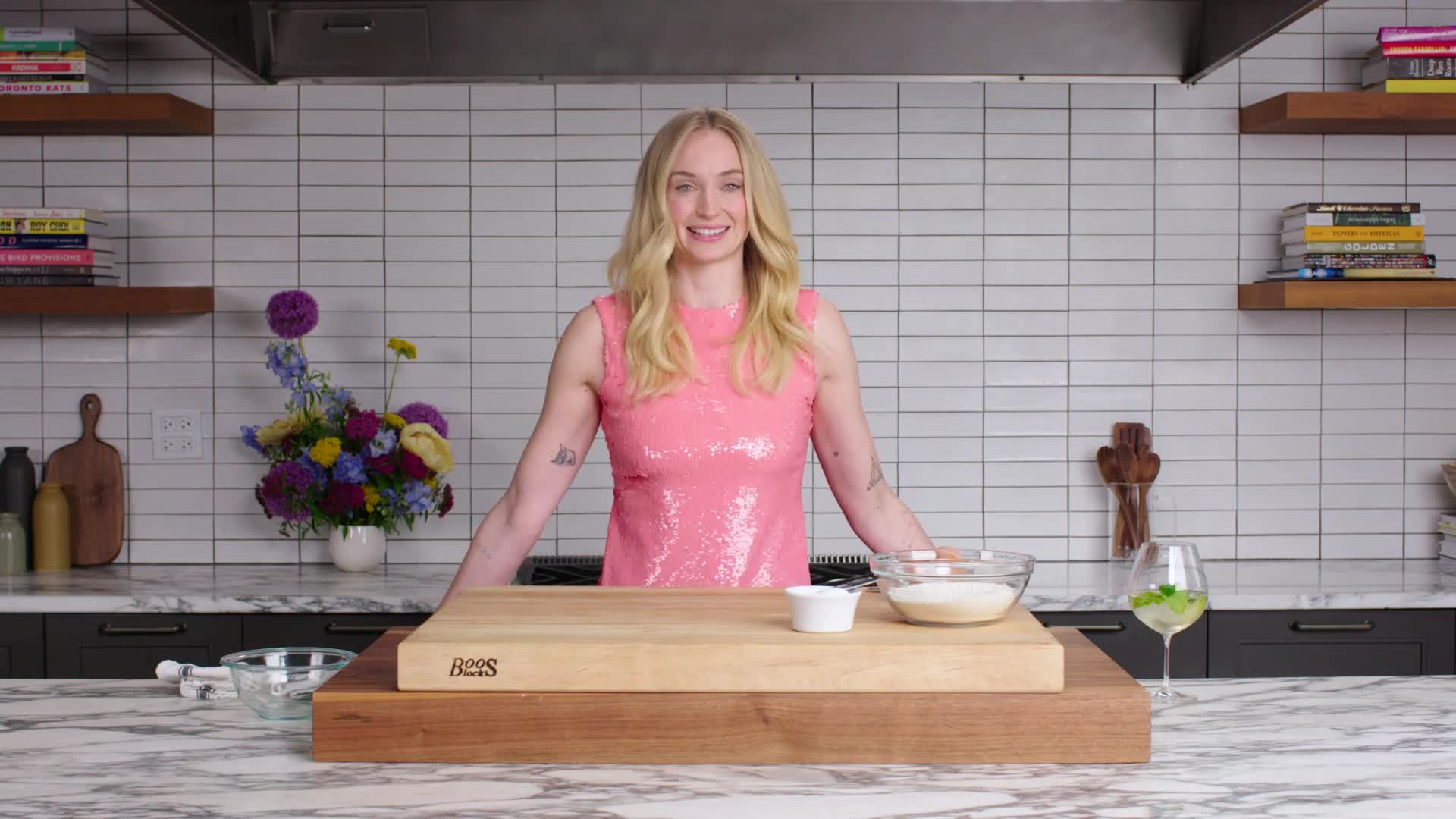 Watch Sophie Turner Talks Motherhood and Reuniting With Game of Thrones Co-Star Kit Harington ...