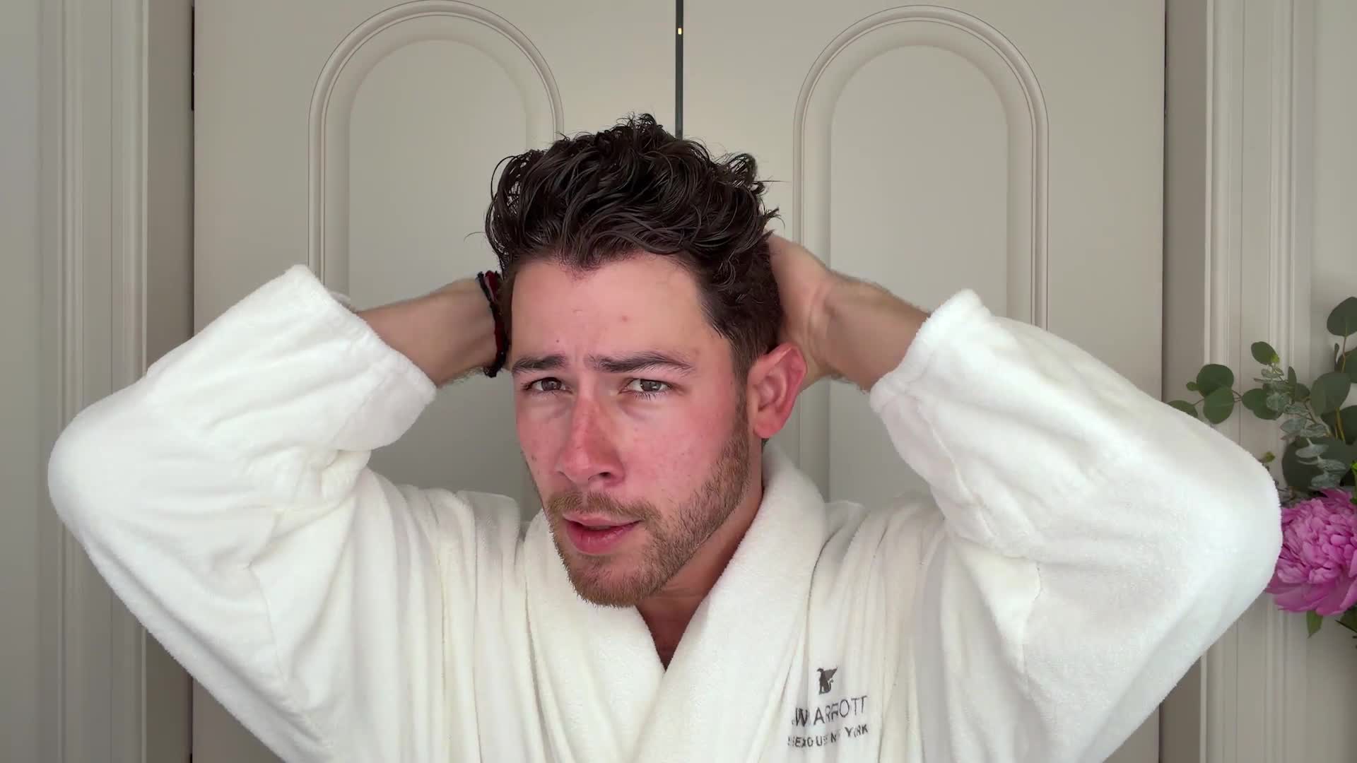 Watch Nick Jonas on the “Exciting” Skincare Ritual Joe Taught Him ...