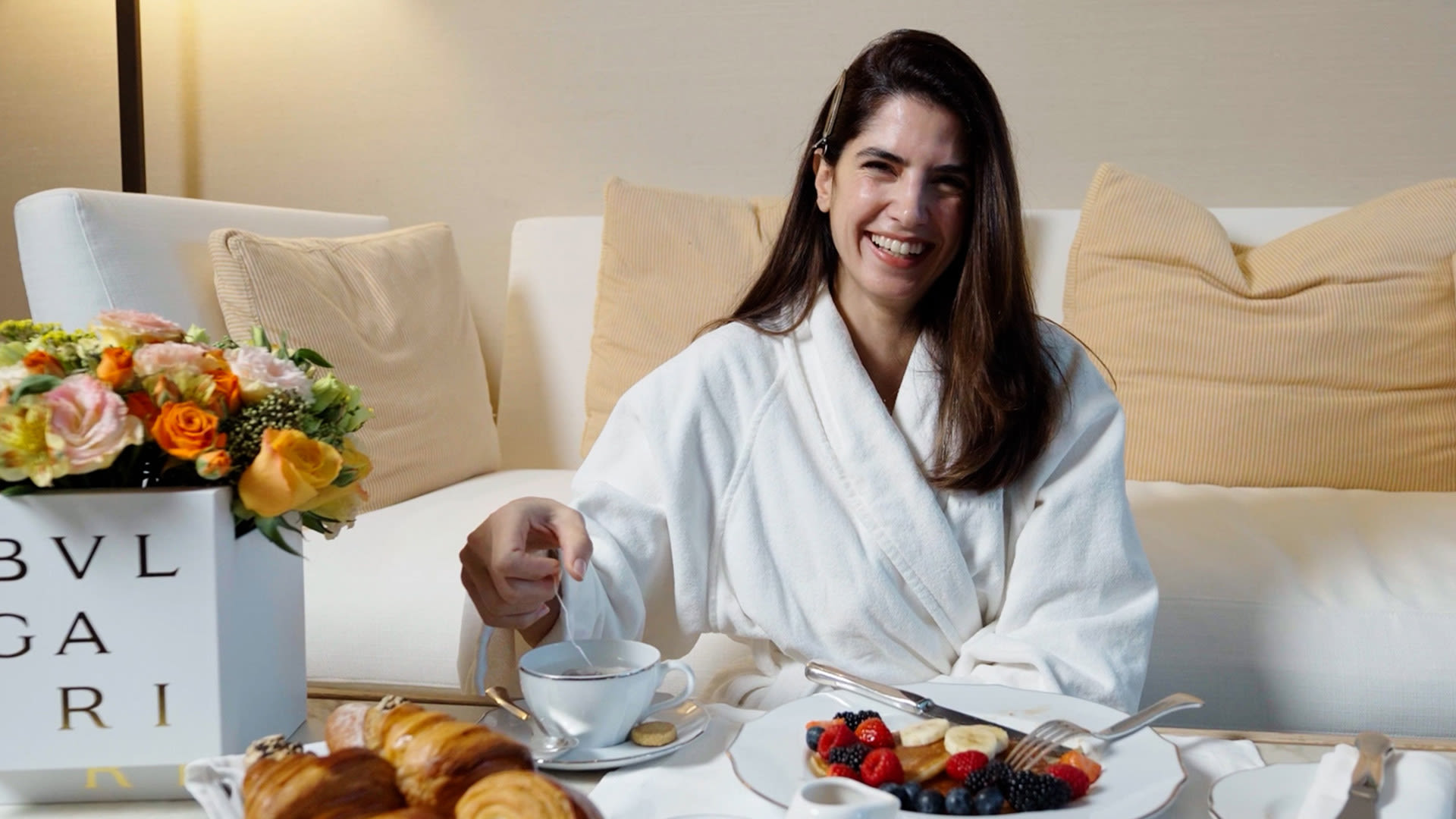 Watch What's on Carmen Bsaibes' Plate Before Bvlgari’s Polychroma Event ...