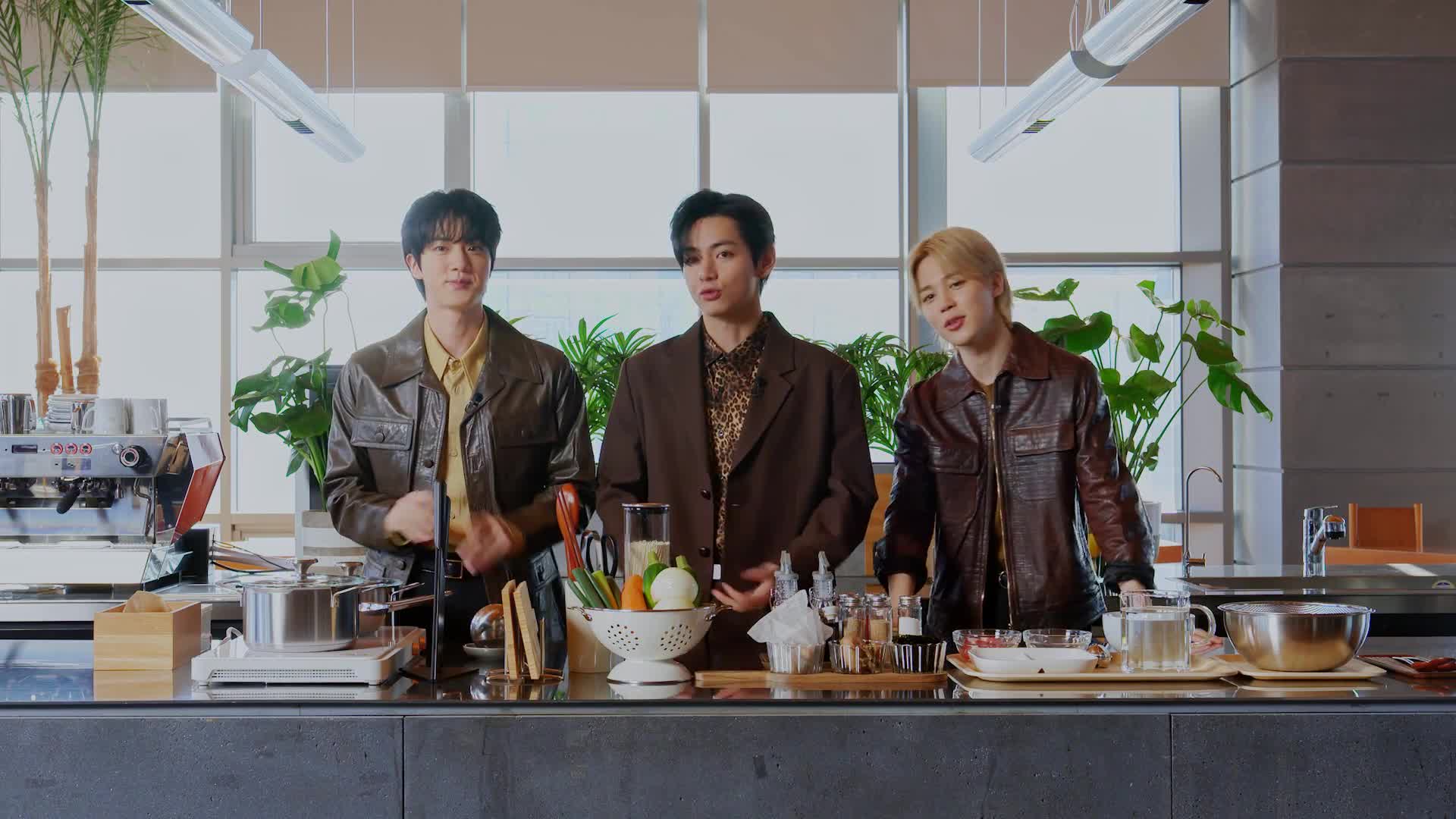 Watch Now Serving: BTS Members Cook Their Favourite Korean Dish ...
