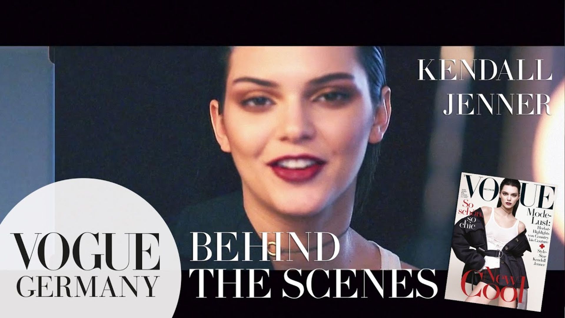 Watch Kendall Jenner beim Getting ready für das Cover-Shooting | VOGUE ...