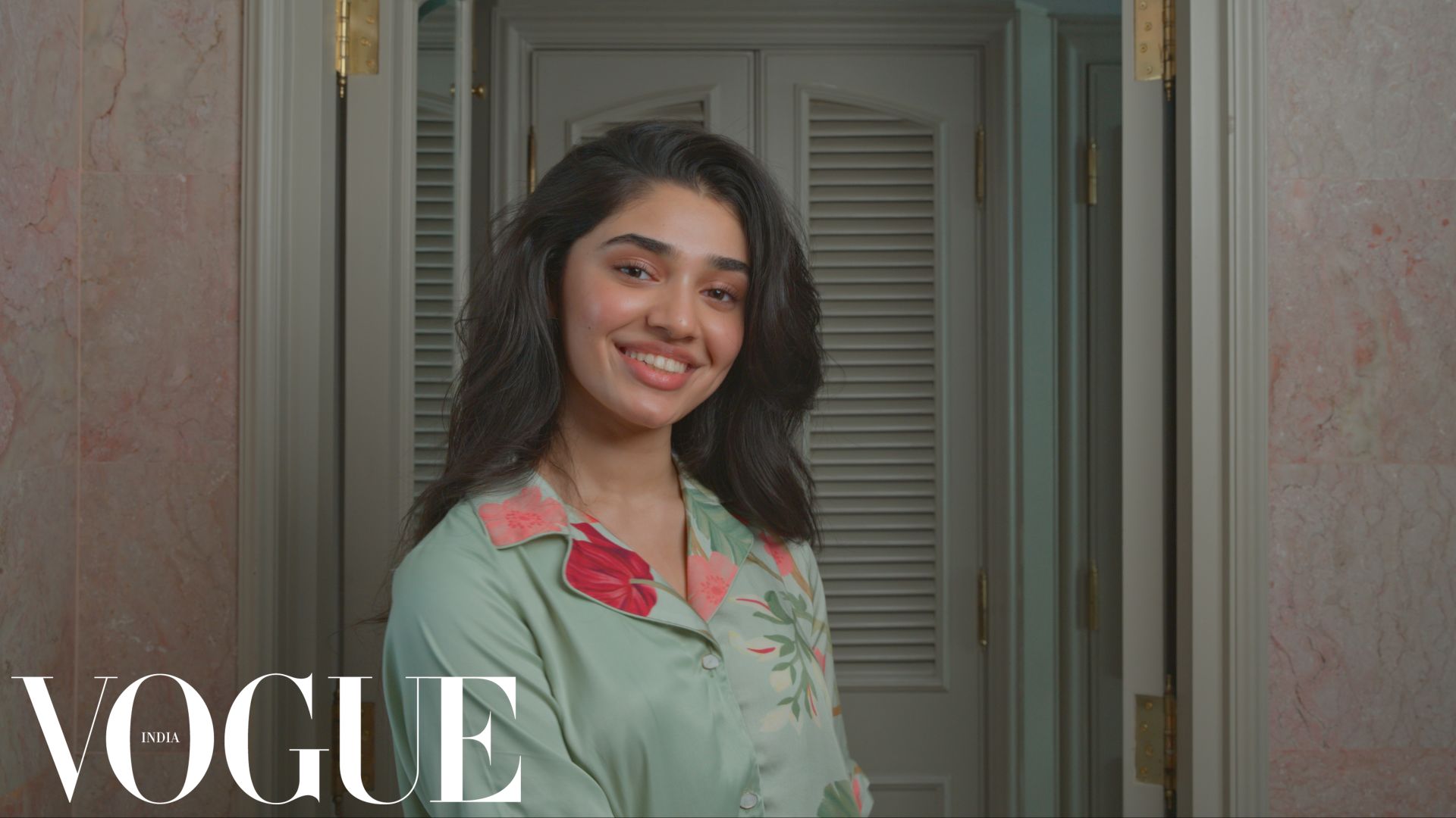 Watch Krithi Shetty shares her Clean Girl Makeup Routine | Beauty Secrets | Vogue India | Vogue ...