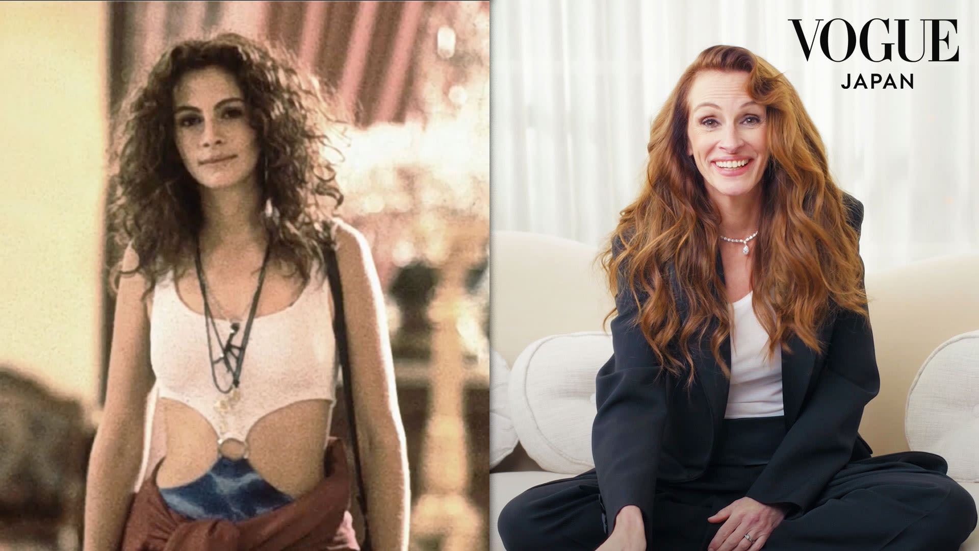 Watch ジュリア・ロバーツが懐かしの17ルックを振り返る。| Life In Looks | Life In Looks | Vogue ...