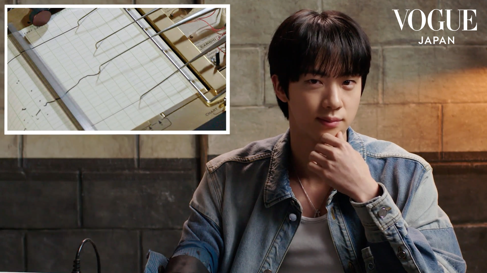 Watch BTS JIN、ウソ発見器にかけられて真実を語る。| Lie Detector Test | Vogue Japan