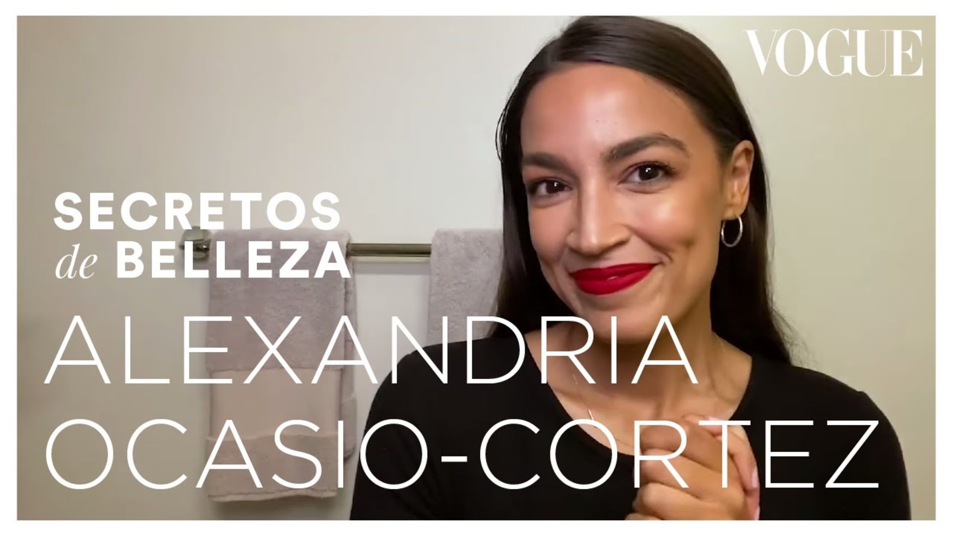 Ver Alexandria Ocasio-Cortez nos muestra cómo lograr sus labios rojos ...