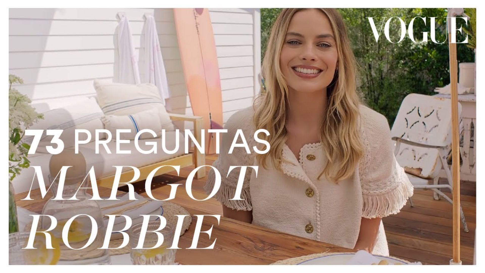 Ver Margot Robbie en la mejor conversación que verás hoy (desde su casa ...