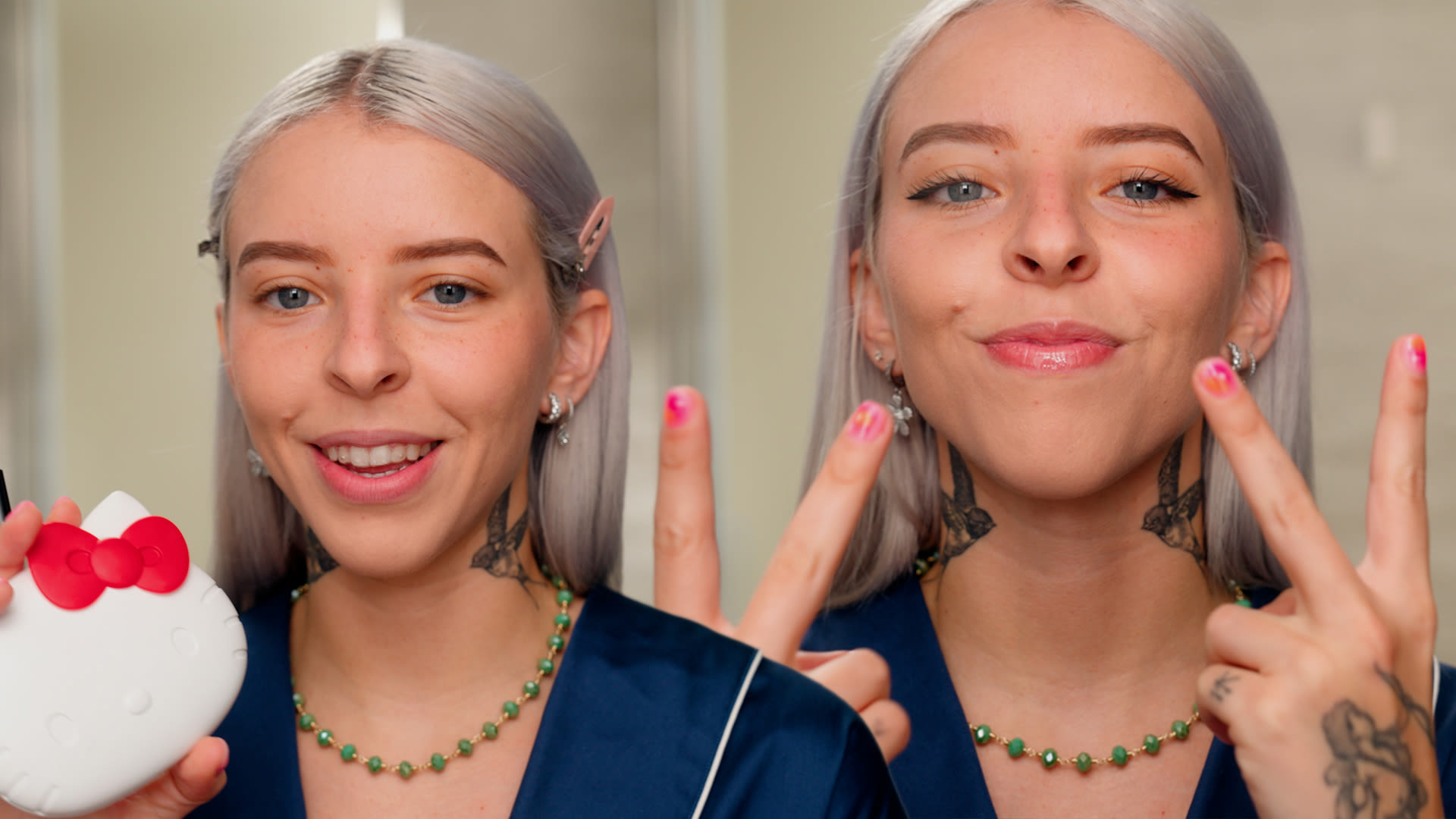 Ver Young Miko: look de diario con eyeliner marcado y pequitas ...