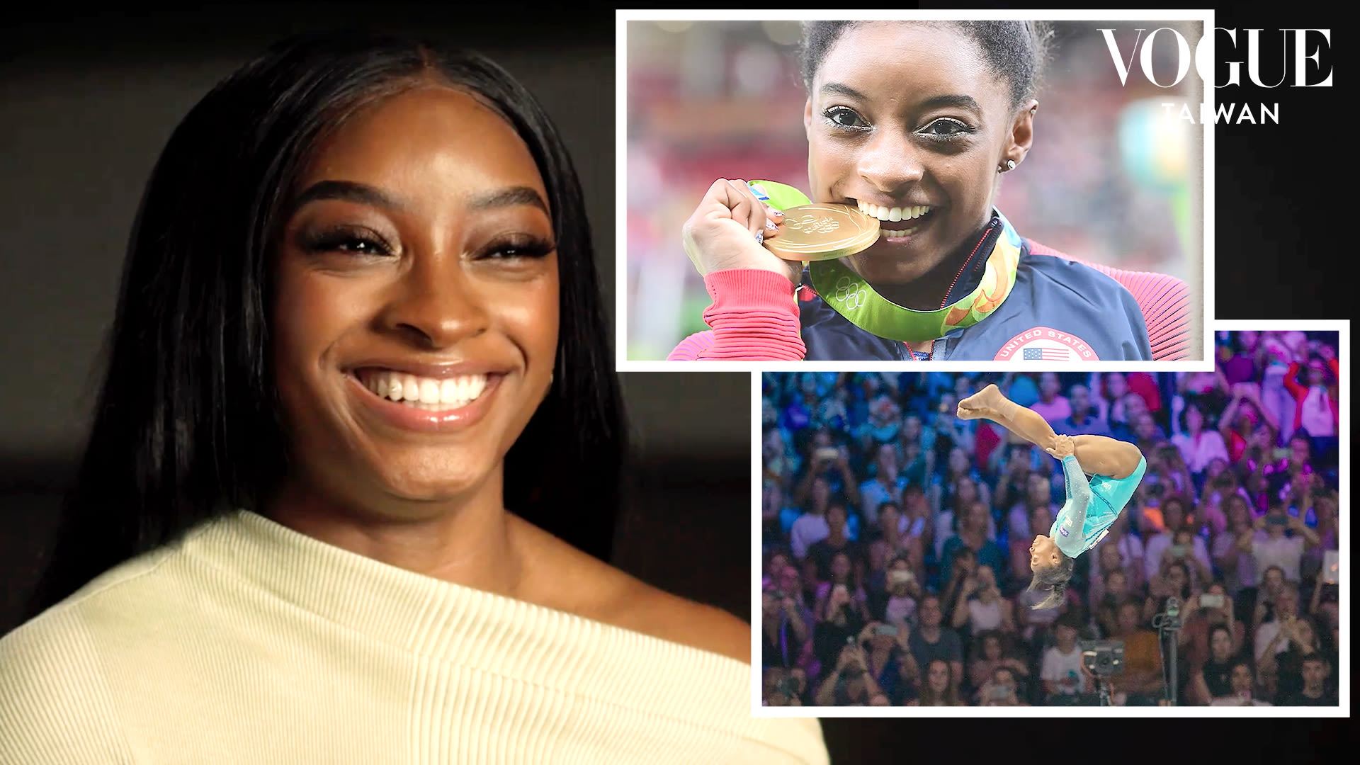 Watch 美國體操天后「黑珍珠」西蒙·拜爾斯回顧生涯重要里程碑：19歲第一面奧運金牌、戰勝心魔再次站上體操台！｜人物專訪｜Vogue ...