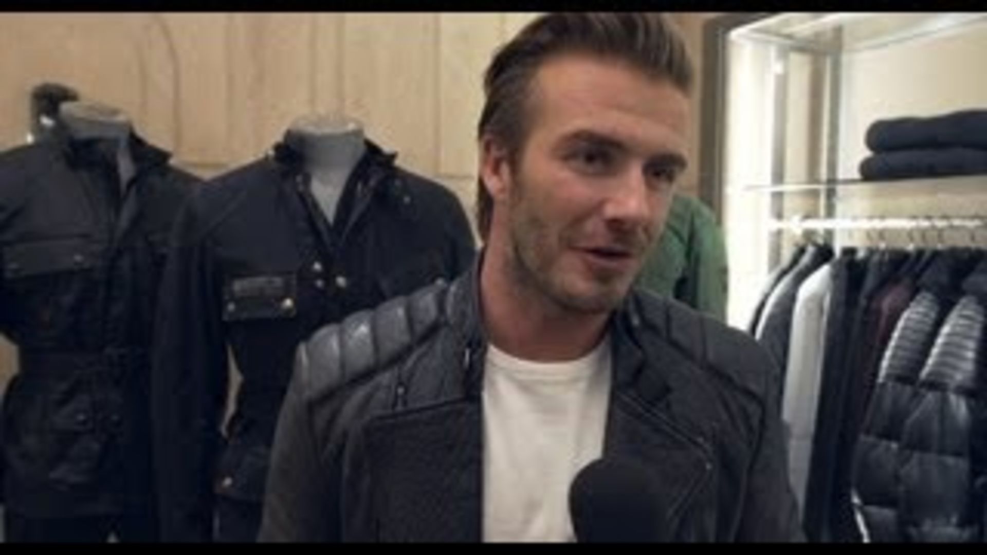 Watch David Beckham Interview: David Beckham For Belstaff | British Vogue