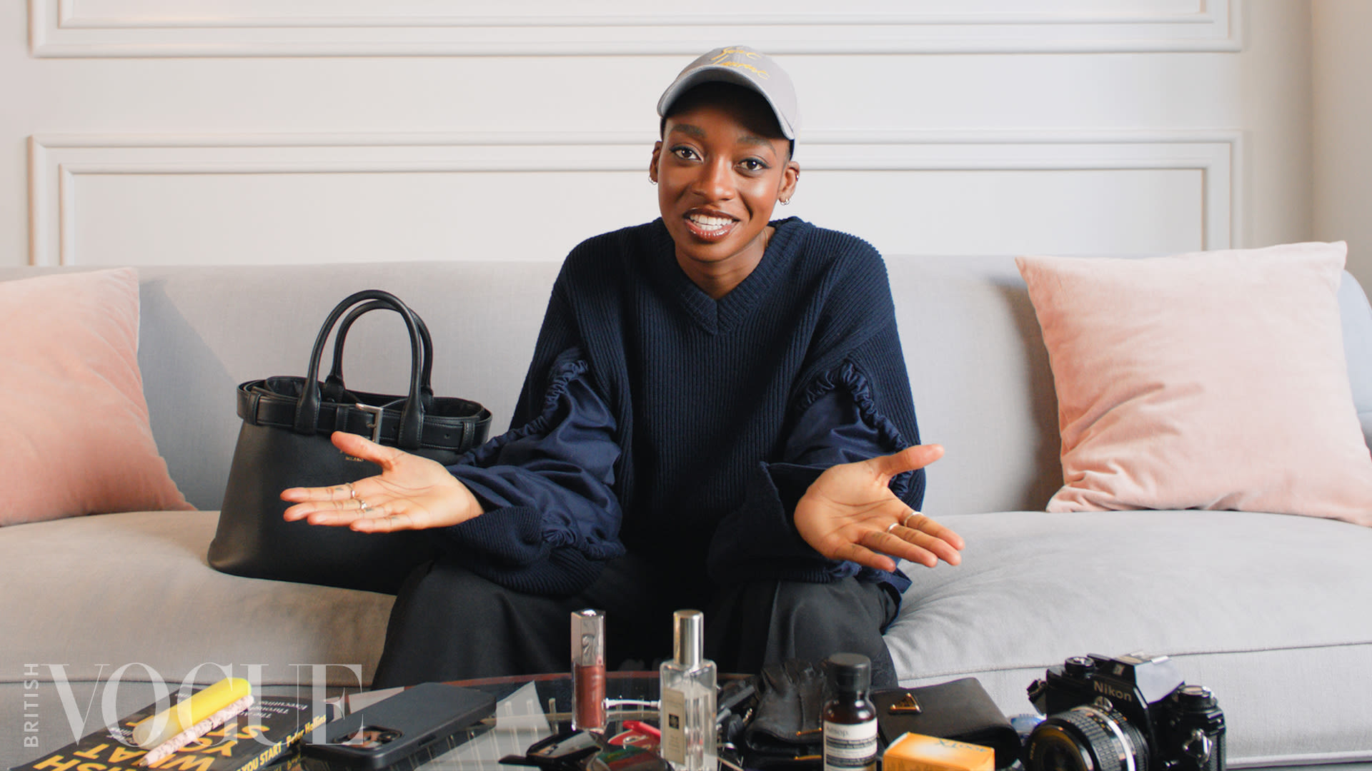 Watch Inside Little Simz’s Prada Buckle Bag | In The Bag | British Vogue