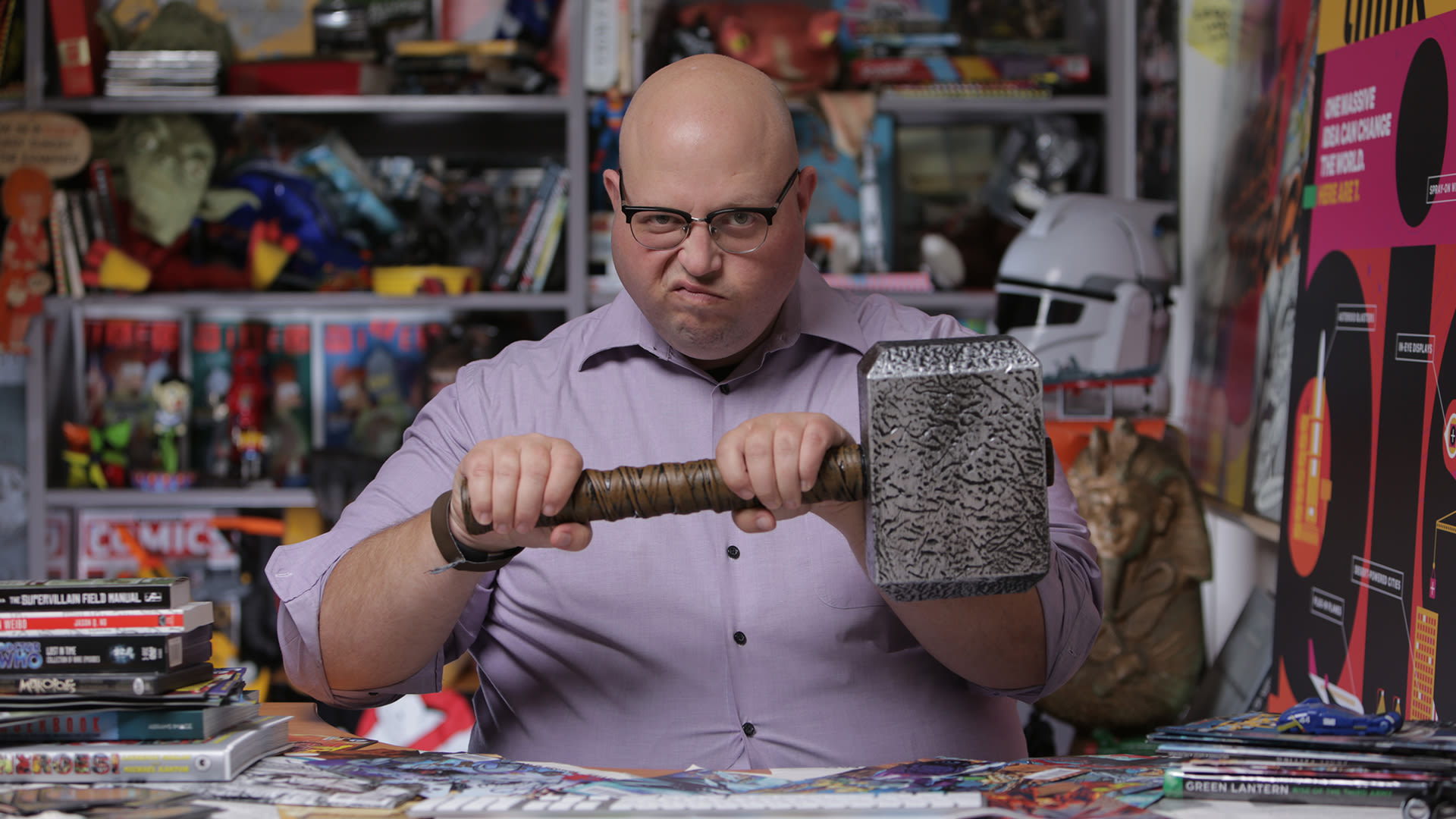Watch The Implausibility of Thor's Physics-Defying Hammer, Mjölnir ...