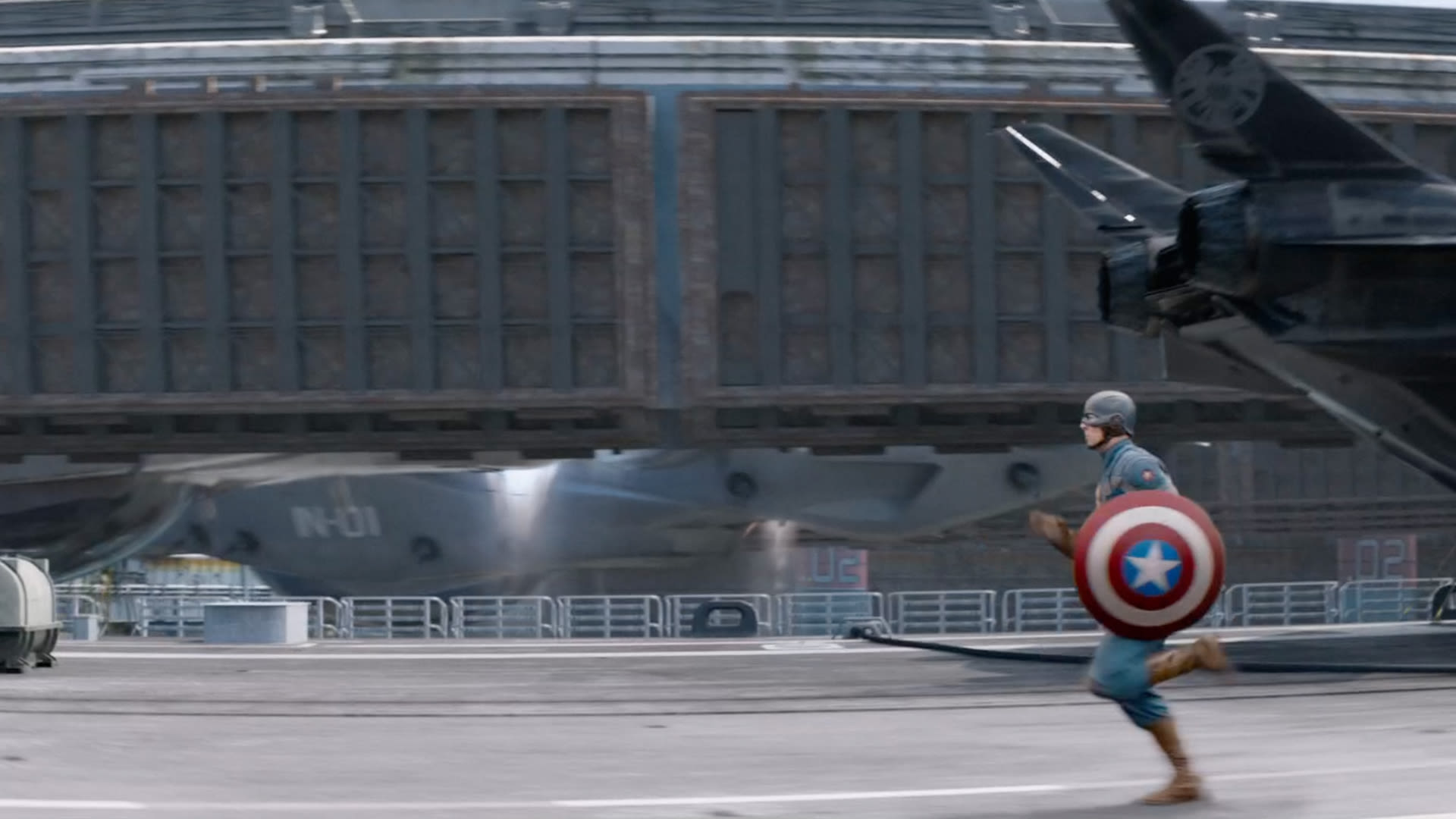 Watch Captain America: The Winter Soldier: Staging the Helicarrier ...