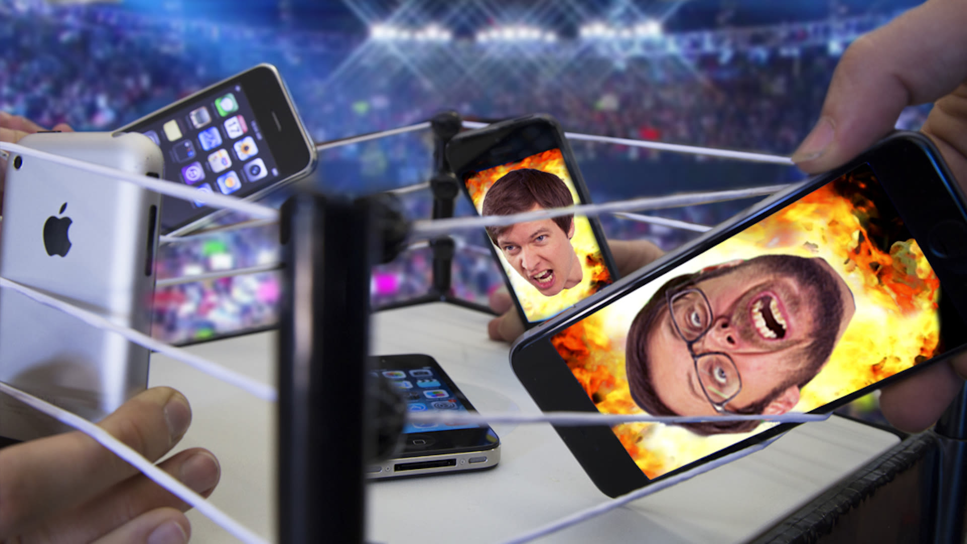 Watch iPhone Deathmatch | Battle Damage | WIRED