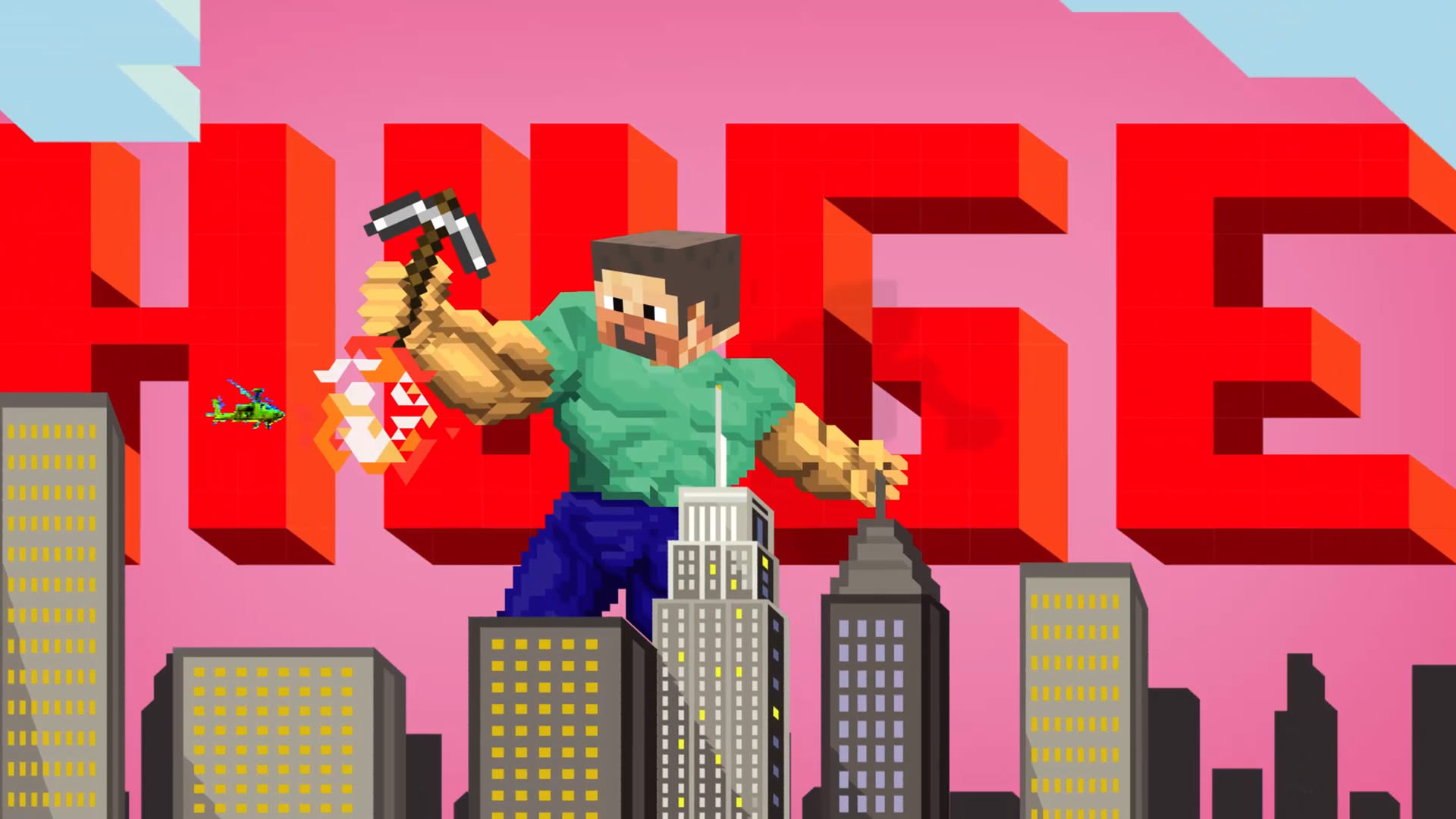 Watch How Huge is Minecraft? We Explain, in 8-bit | Data Attack | WIRED
