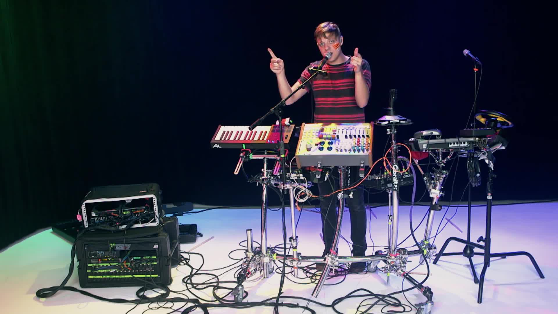 Watch Electro Musician Robert DeLong Shows Off His Tricked-Out Rig | WIRED