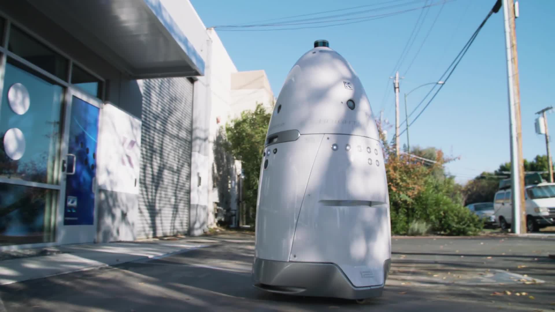 Watch Meet the Crime-Fighting Robot That's Stirring Up Controversy | WIRED