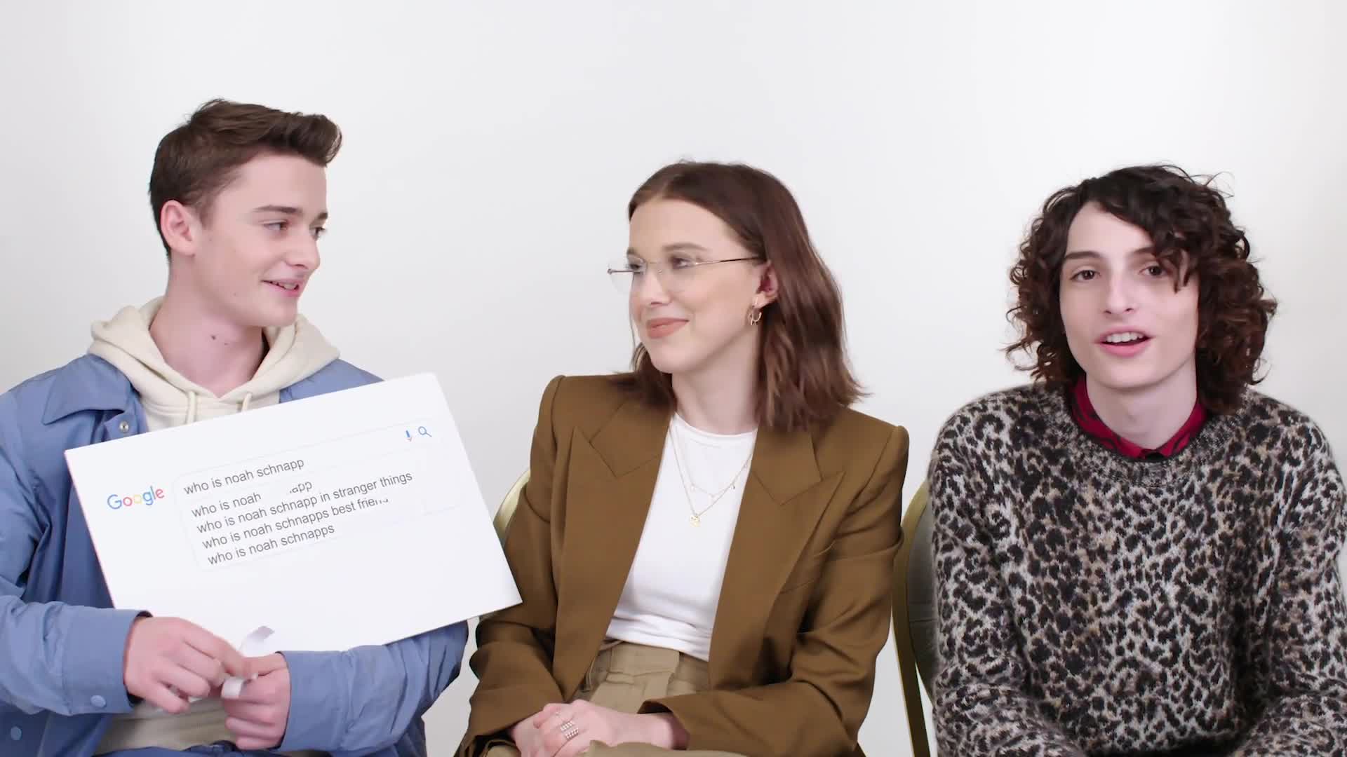 Watch Millie Bobby Brown, Finn Wolfhard & Noah Schnapp Answer the Web's ...